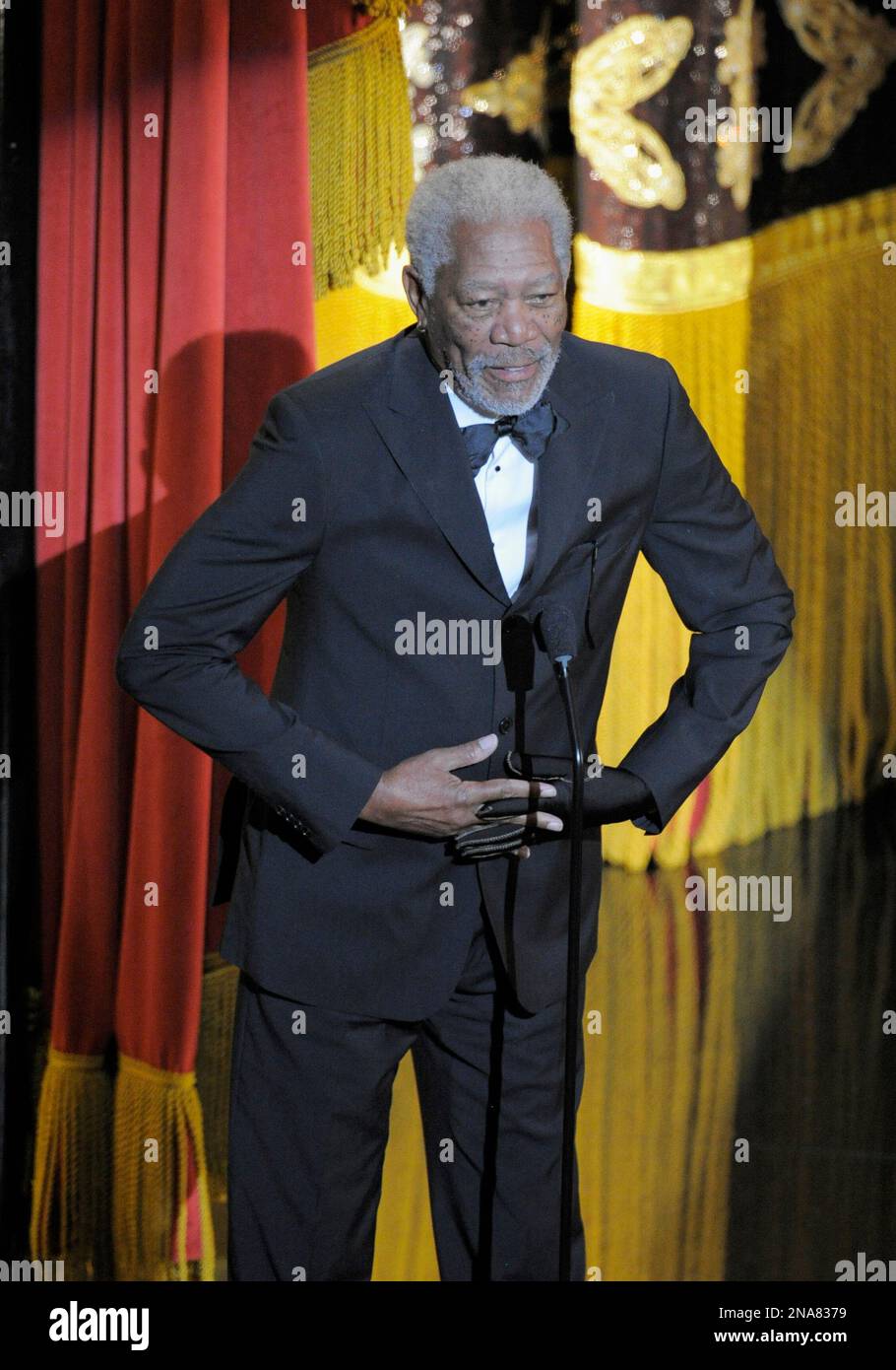 Morgan Freeman during the 84th Academy Awards on Sunday, Feb. 26, 2012 ...