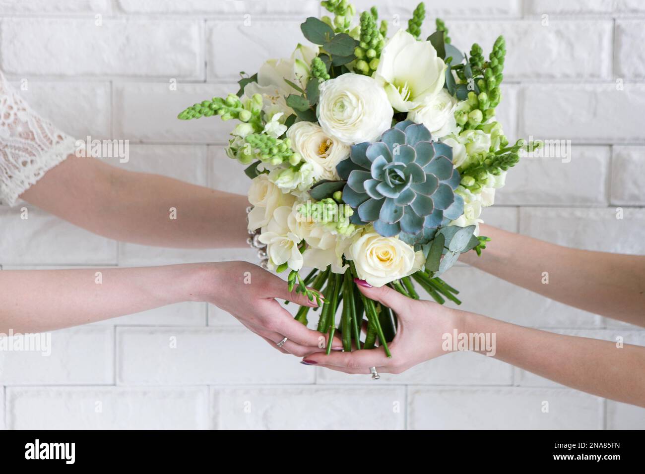 Succulent bouquets hi-res stock photography and images - Alamy