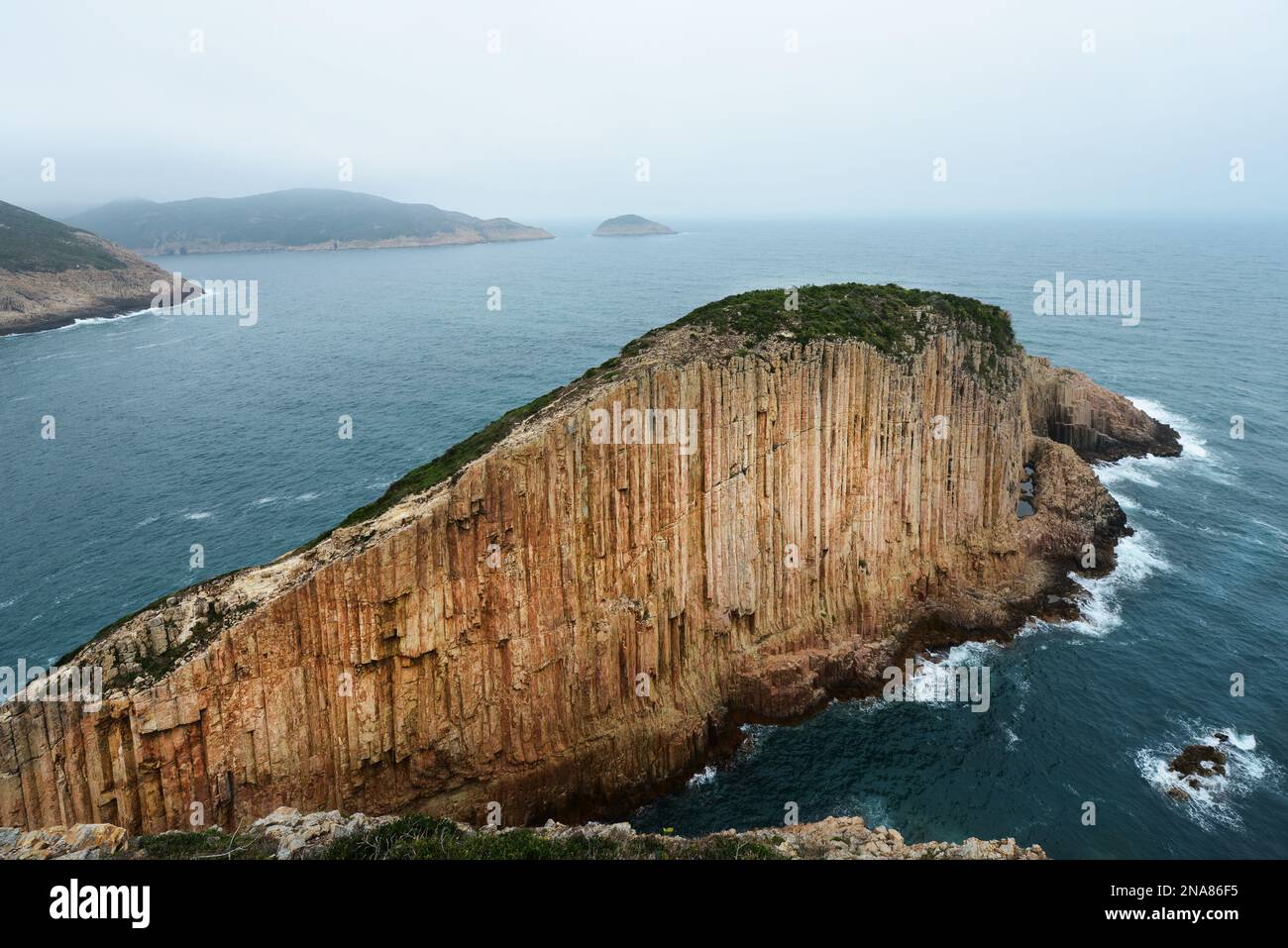 Po Pin Chau island in Sai Kung East Country Park in Hong Kong Stock ...