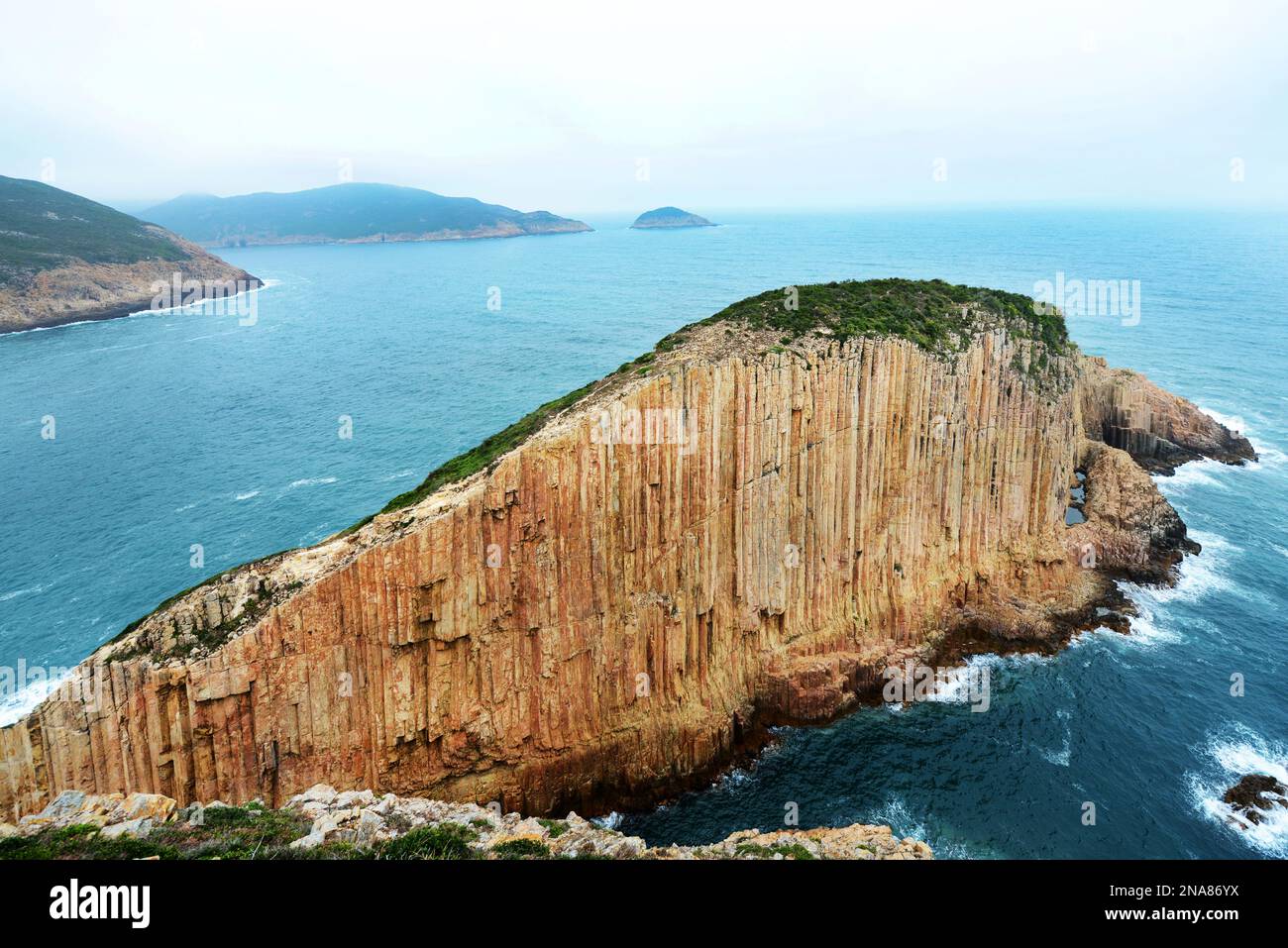 Po Pin Chau island in Sai Kung East Country Park in Hong Kong Stock ...