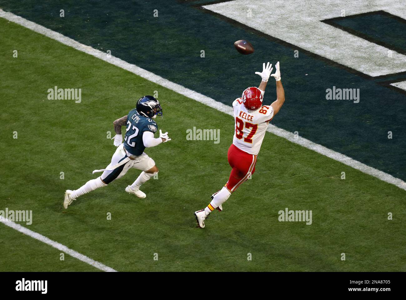 Glendale, Arizona, USA. 12th Feb, 2023. Kansas City Chiefs tight end ...