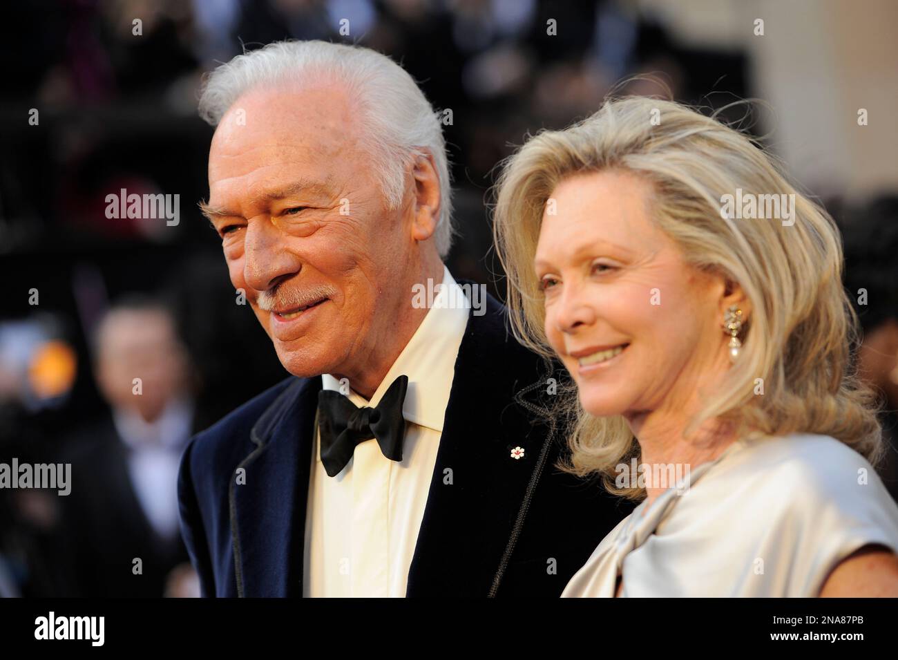 Christopher Plummer and Elaine Taylor arrive before the 84th Academy ...