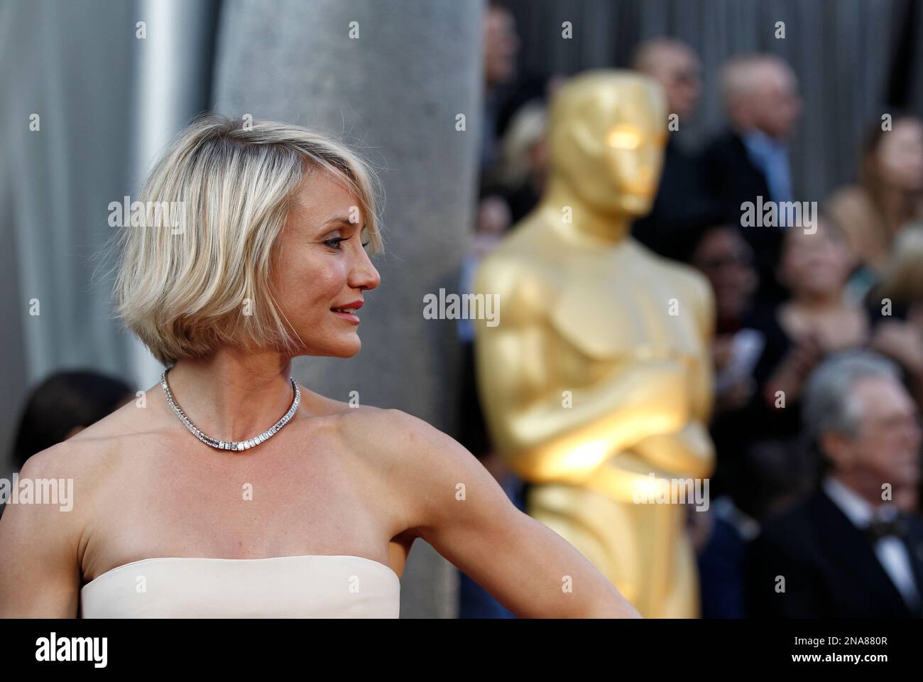 Cameron Diaz arrives before the 84th Academy Awards on Sunday, Feb. 26 ...