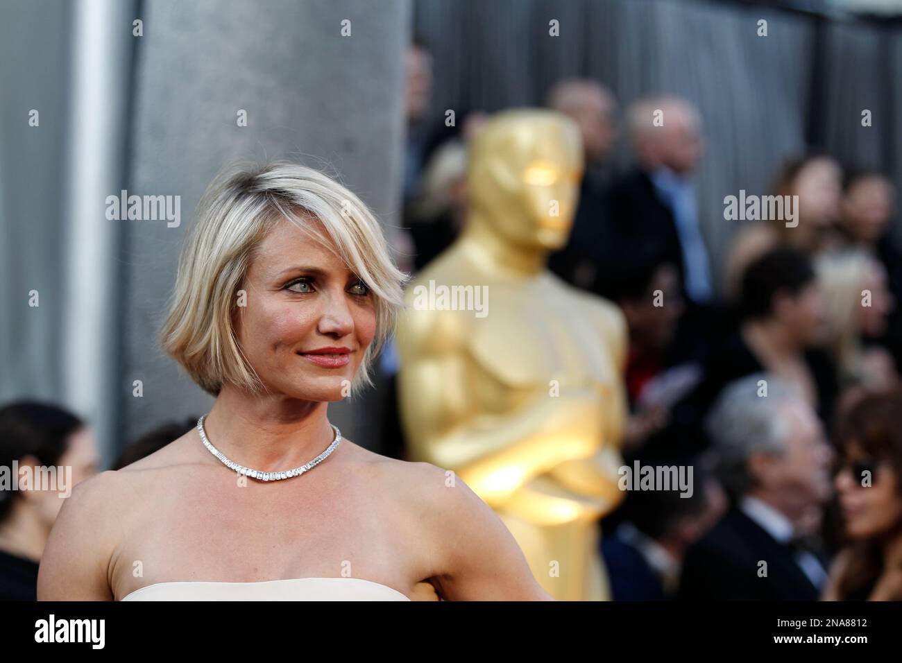 Cameron Diaz arrives before the 84th Academy Awards on Sunday, Feb. 26 ...