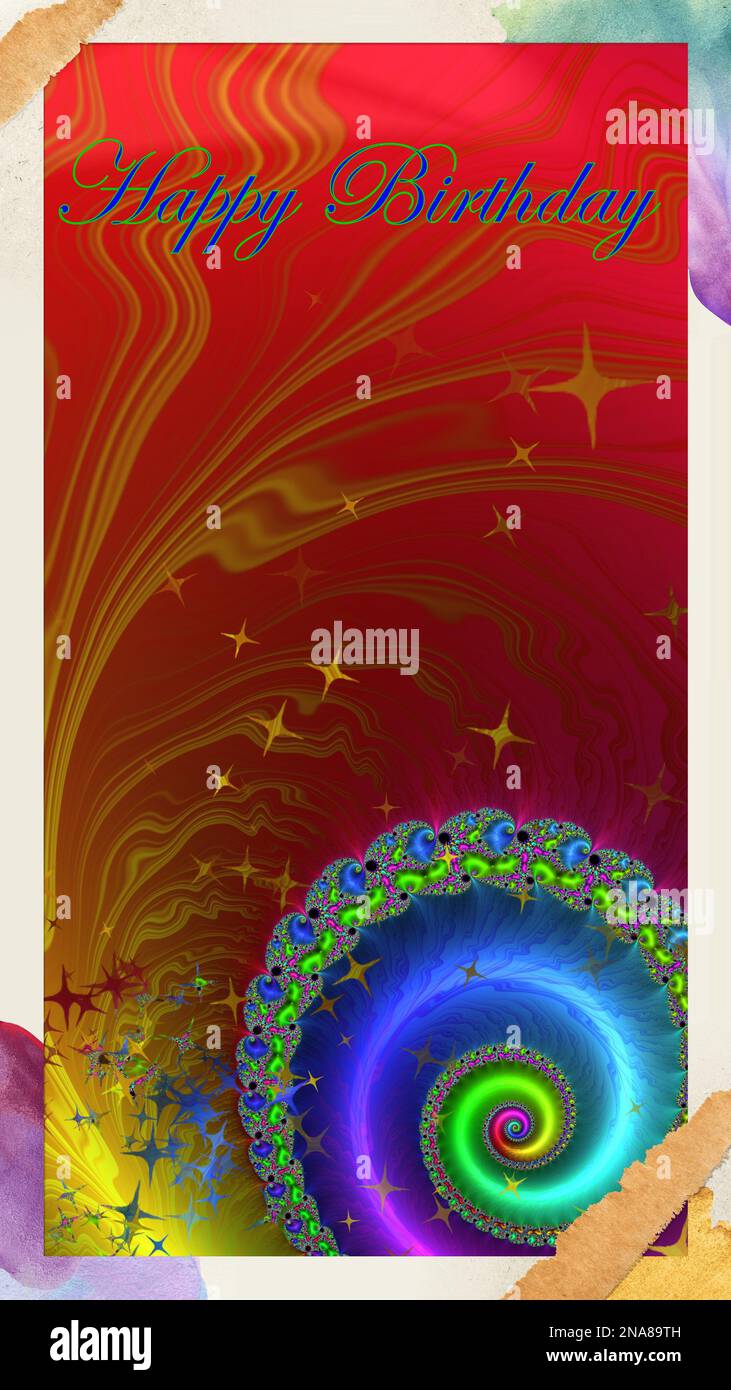 Fractal frames hi-res stock photography and images - Alamy