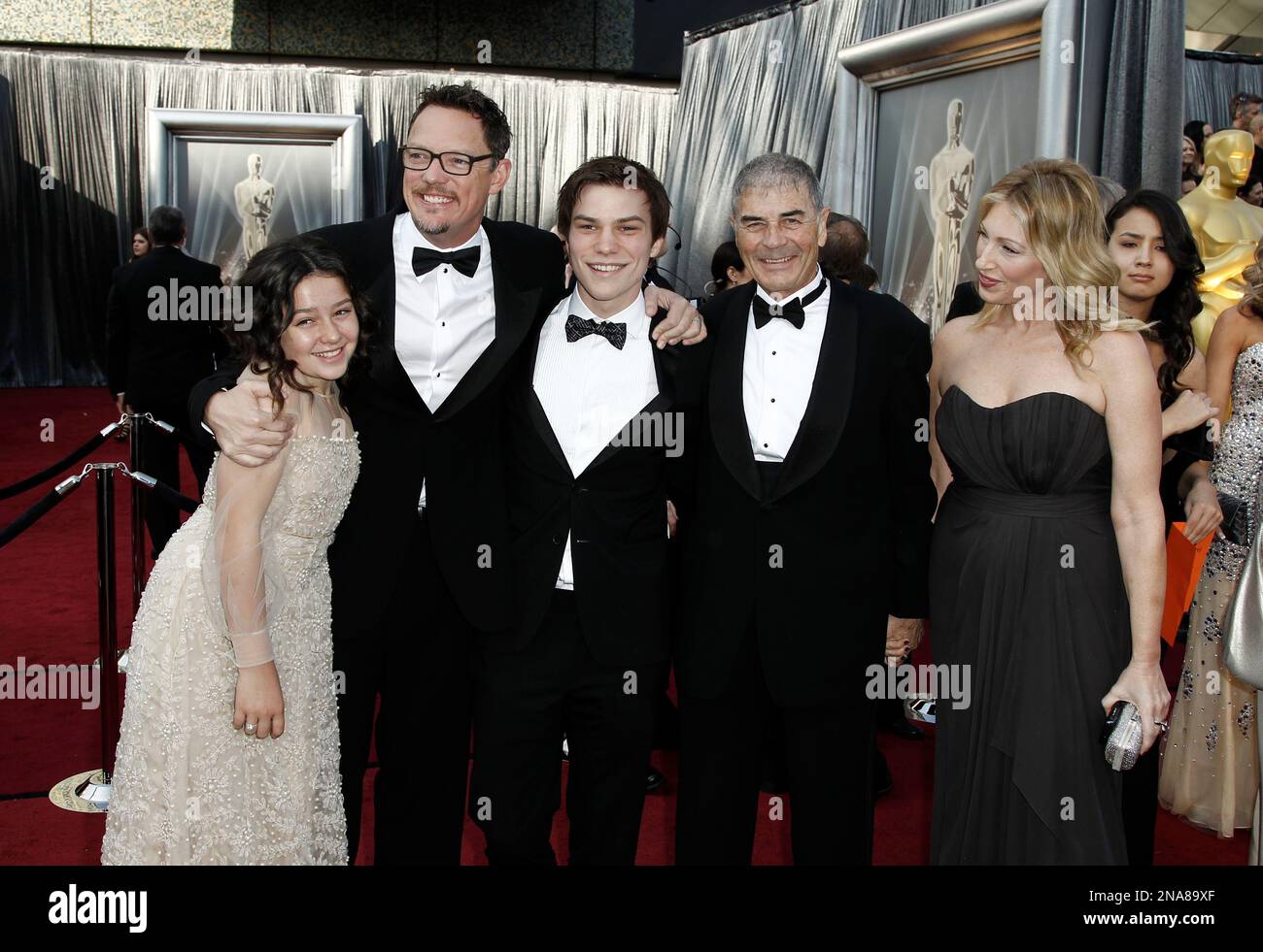 Amara Miller, Matthew Lillard, Nick Krause, Robert Forster and his wife ...