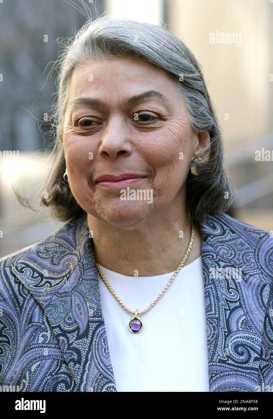 FILE- In this Feb. 10, 2004, file photo, Judge Miriam Goldman Cedarbaum ...