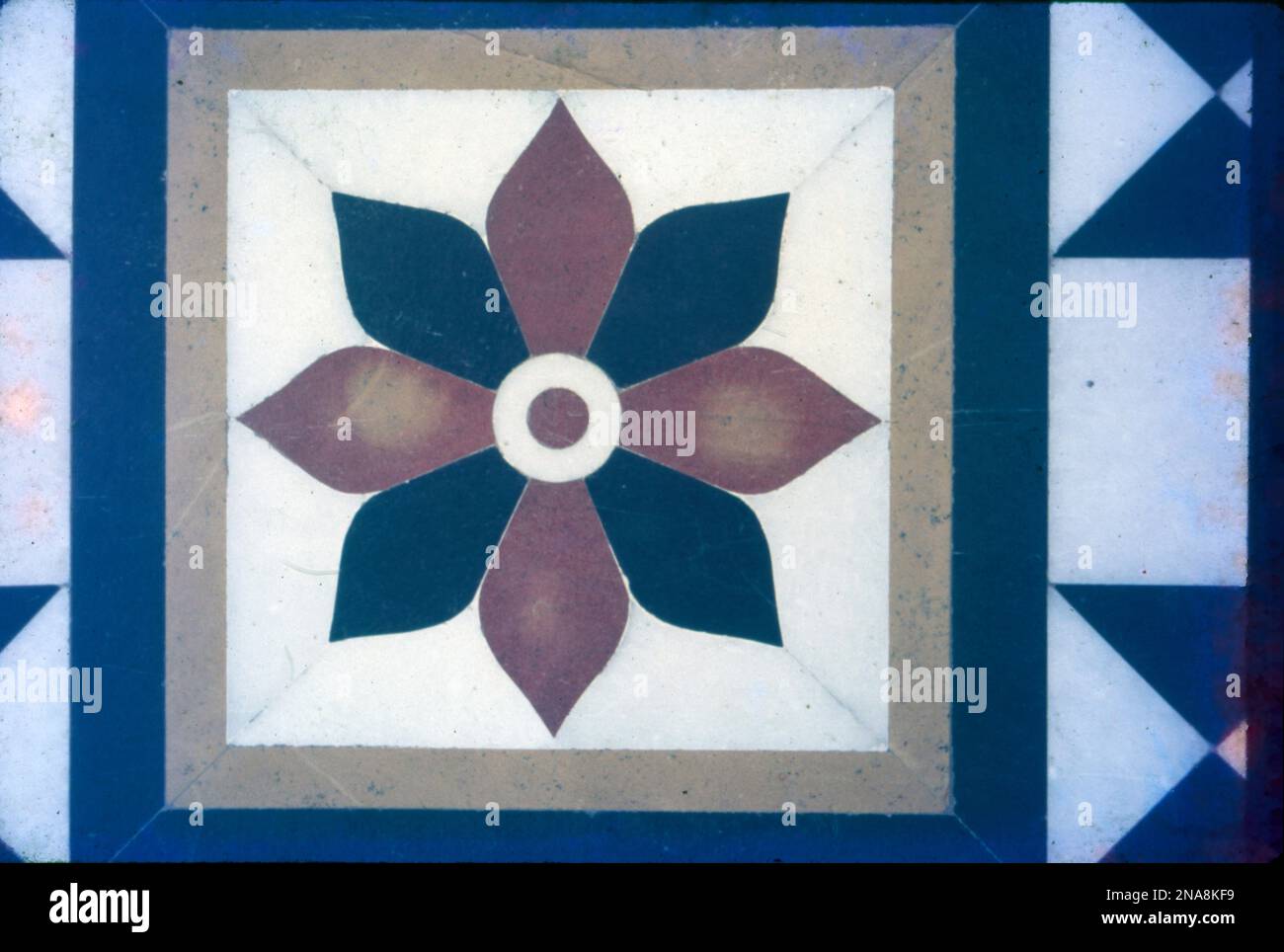 Marble Design On Floor Stock Photo - Alamy