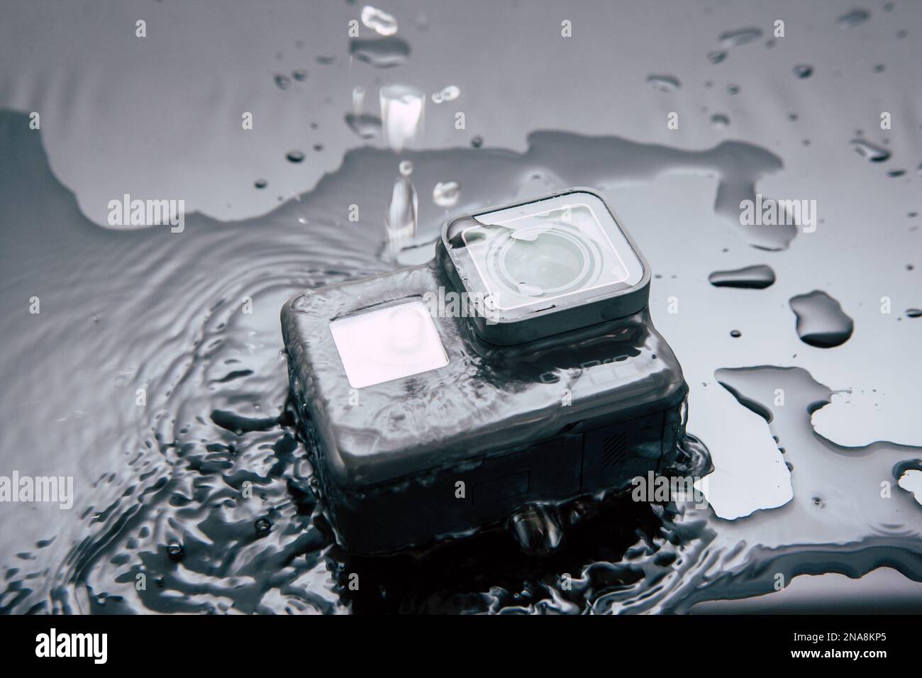 GoPro HERO 5 action camera under water Stock Photo - Alamy