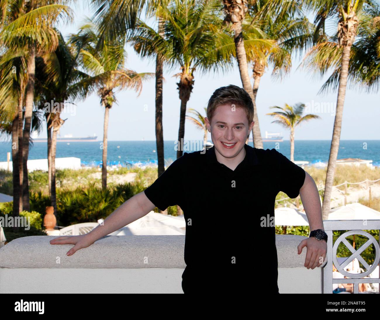 Actor Reed Alexander is shown during an interview Friday, Feb. 24, 2012 ...