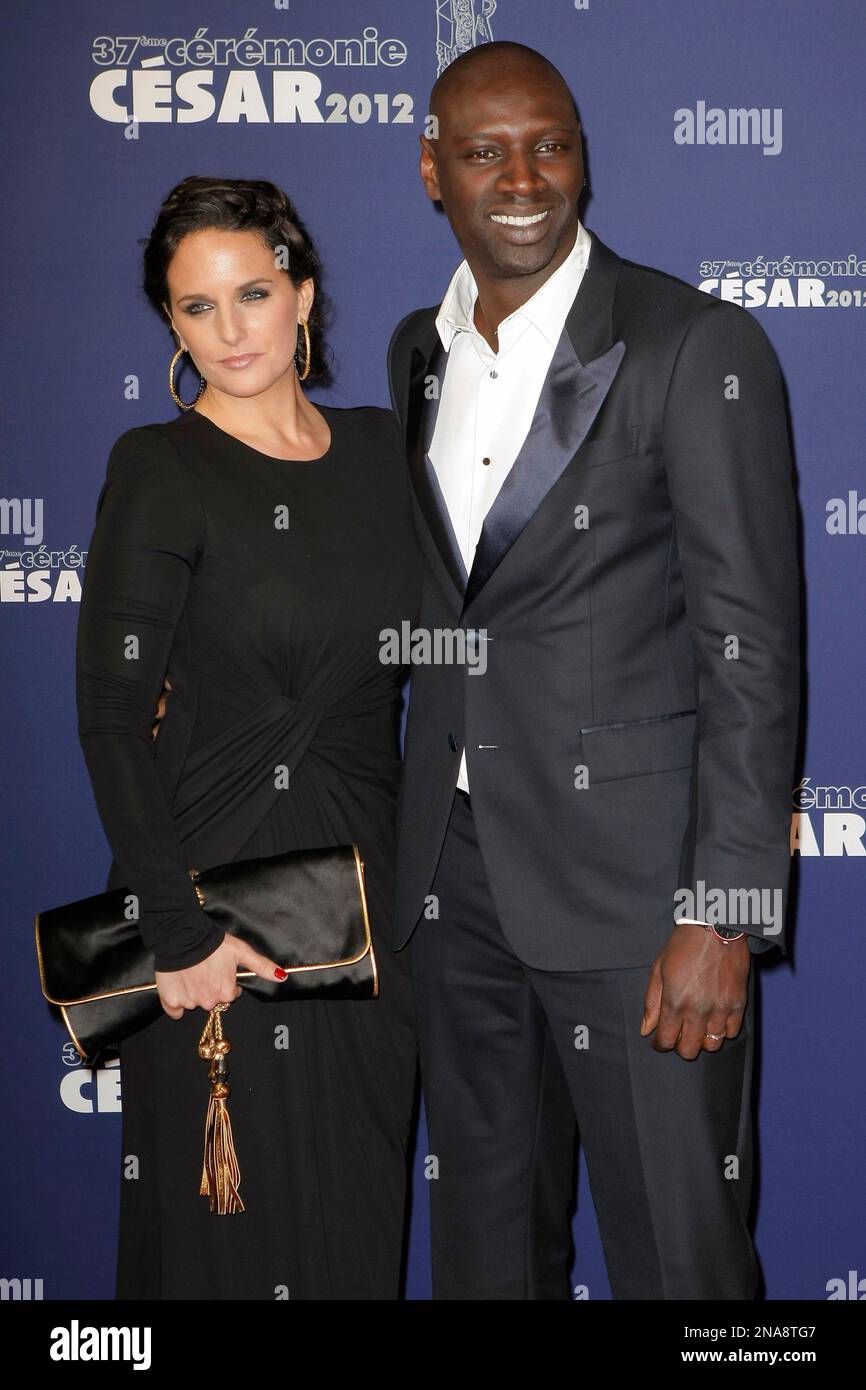 French actor Omar Sy and his wife Helene arrive at the 37th French ...