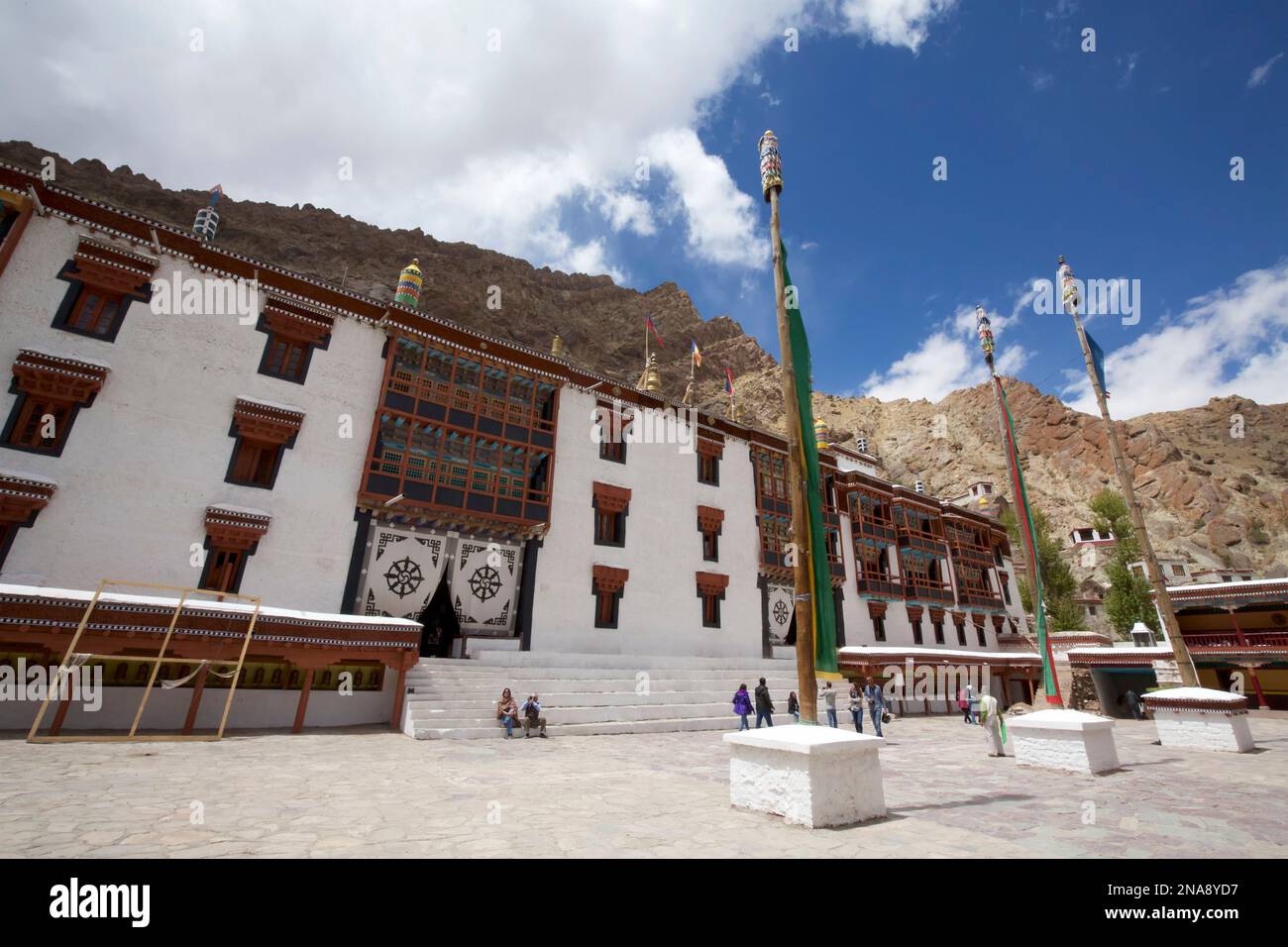 Buddhist monk at Hemis Monastery on the south side of the Indus Valley ...
