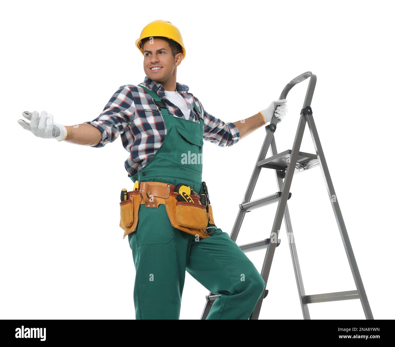 Engineer climbing Cut Out Stock Images & Pictures - Alamy