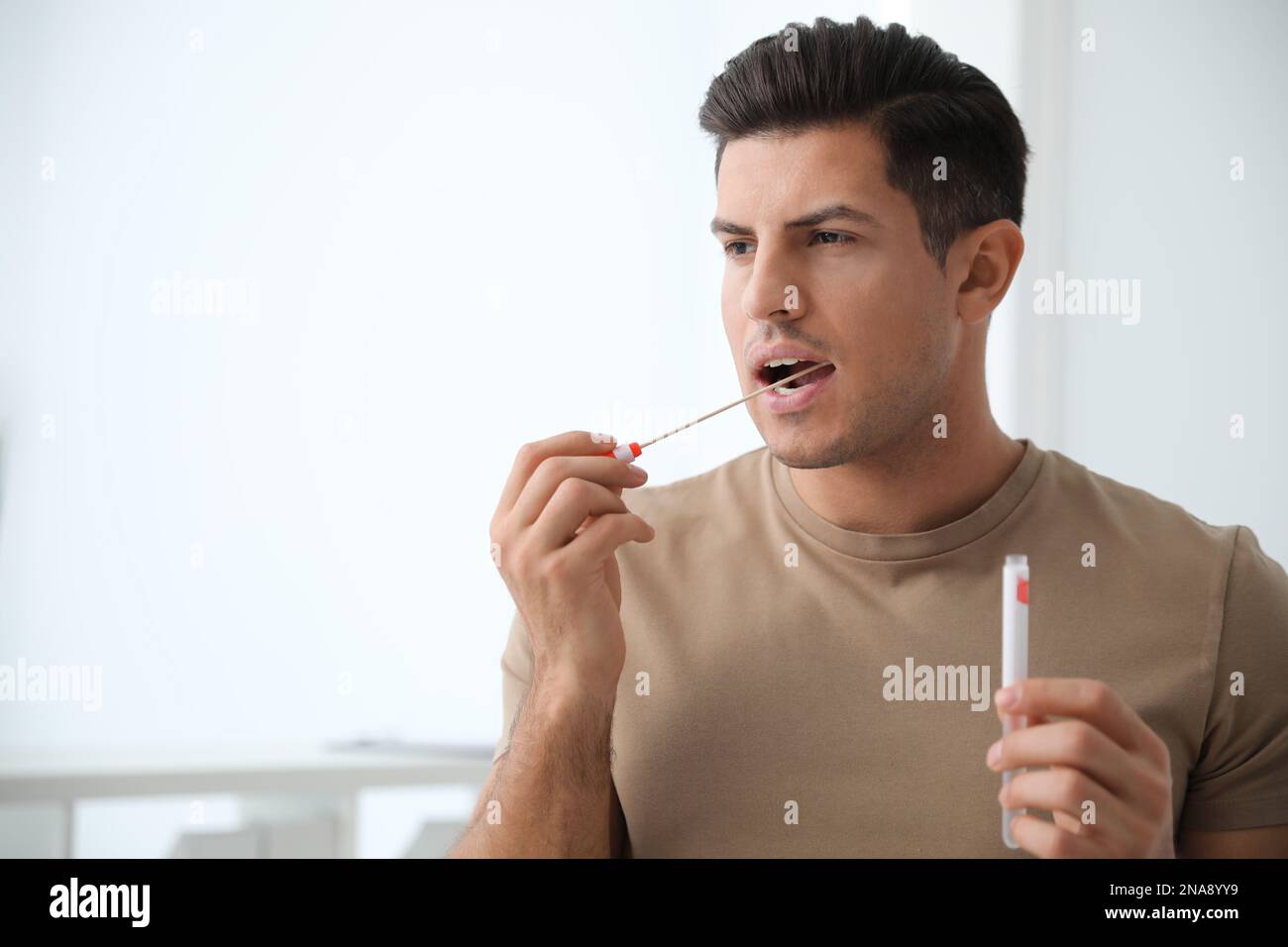 Collecting dna sample hi-res stock photography and images - Alamy