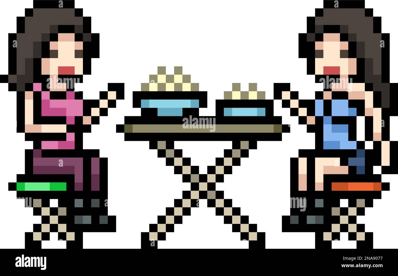 Pixel friend Stock Vector Images - Alamy