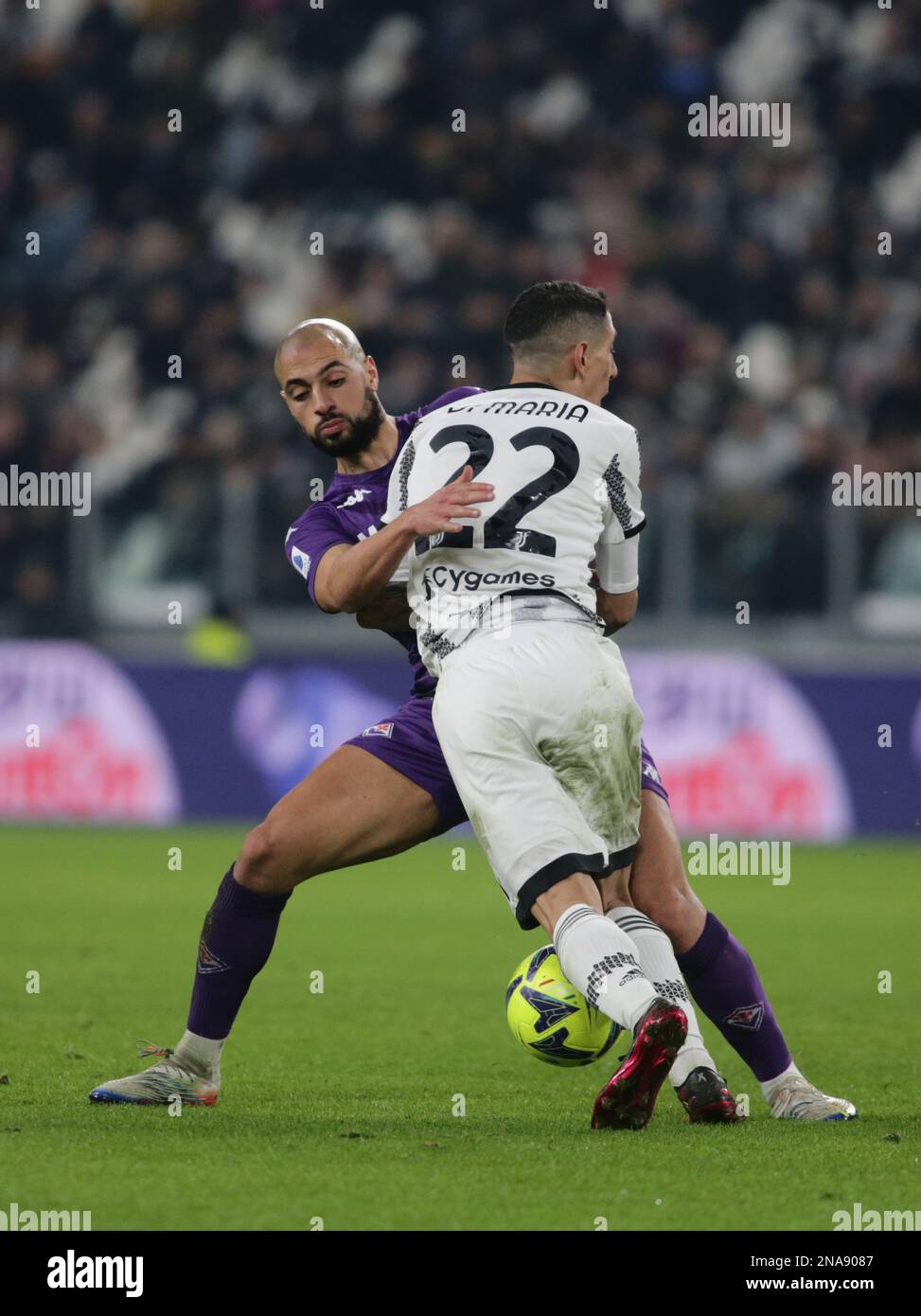 Sofyan Ambarabat of Acf Fiorentina during the Italian serie A, football ...