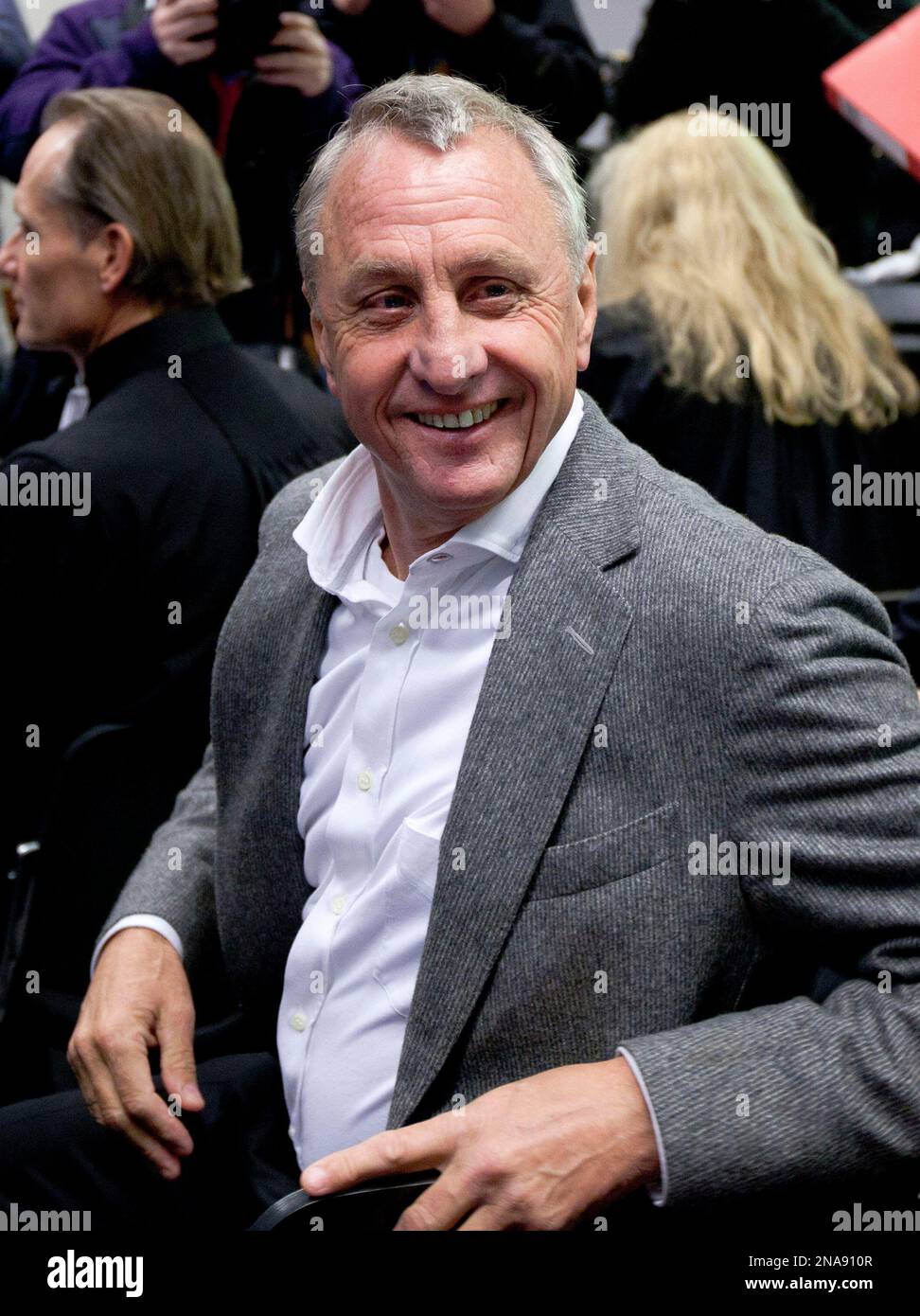 FILE - In this Dec. 7, 2011, file photo, retired Dutch soccer player ...