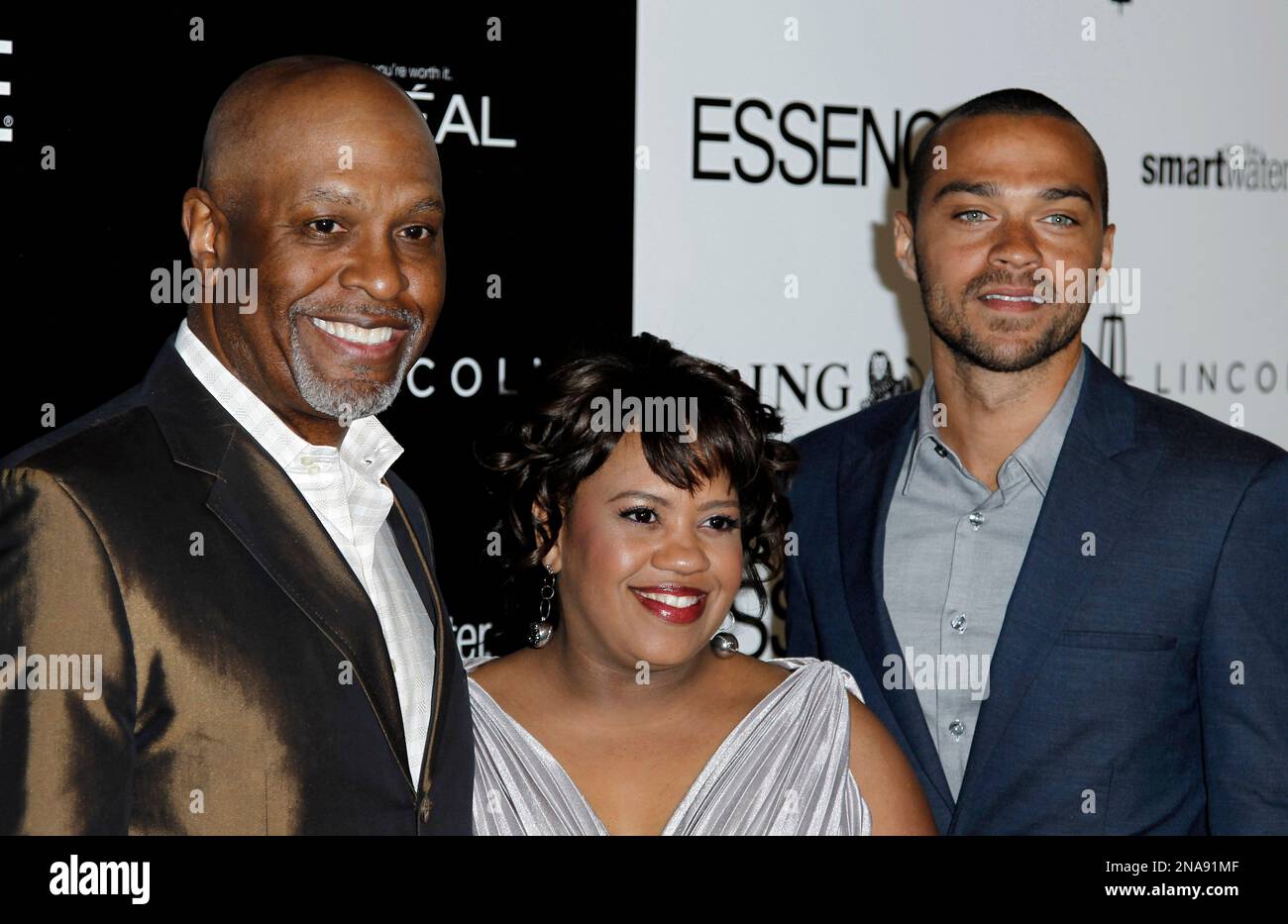 Actors Chandra Wilson, center, James Pickens, left, and Jr., Jesse ...