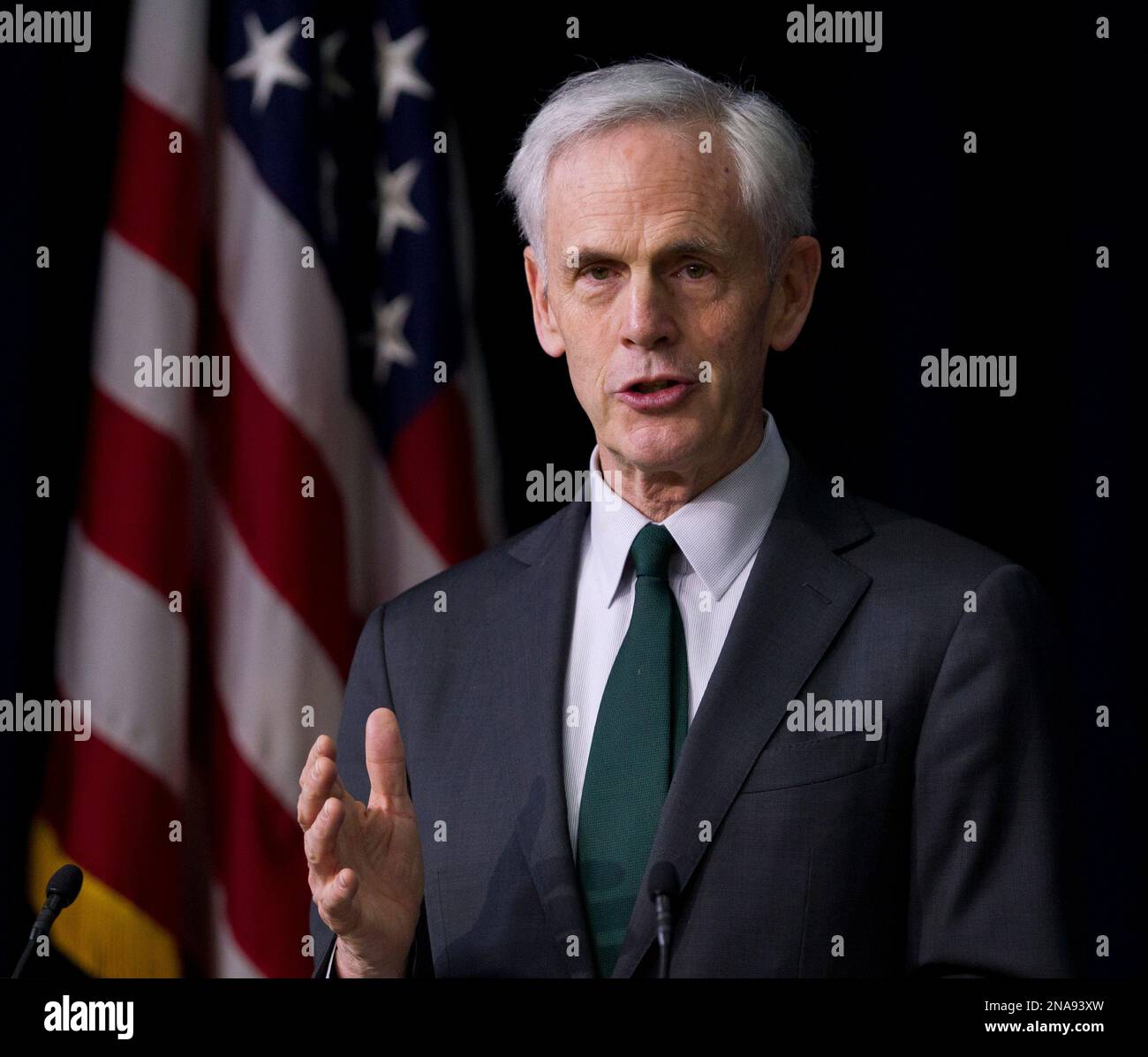 Secretary of Commerce John Bryson speaks about privacy at the ...