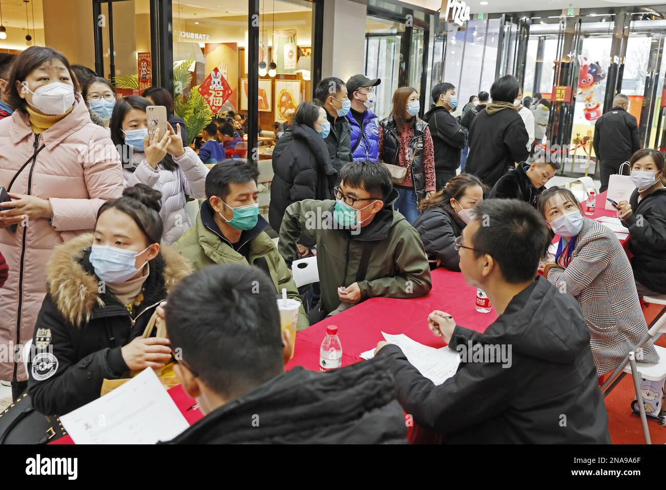 **CHINESE MAINLAND, HONG KONG, MACAU AND TAIWAN OUT** People look for ...