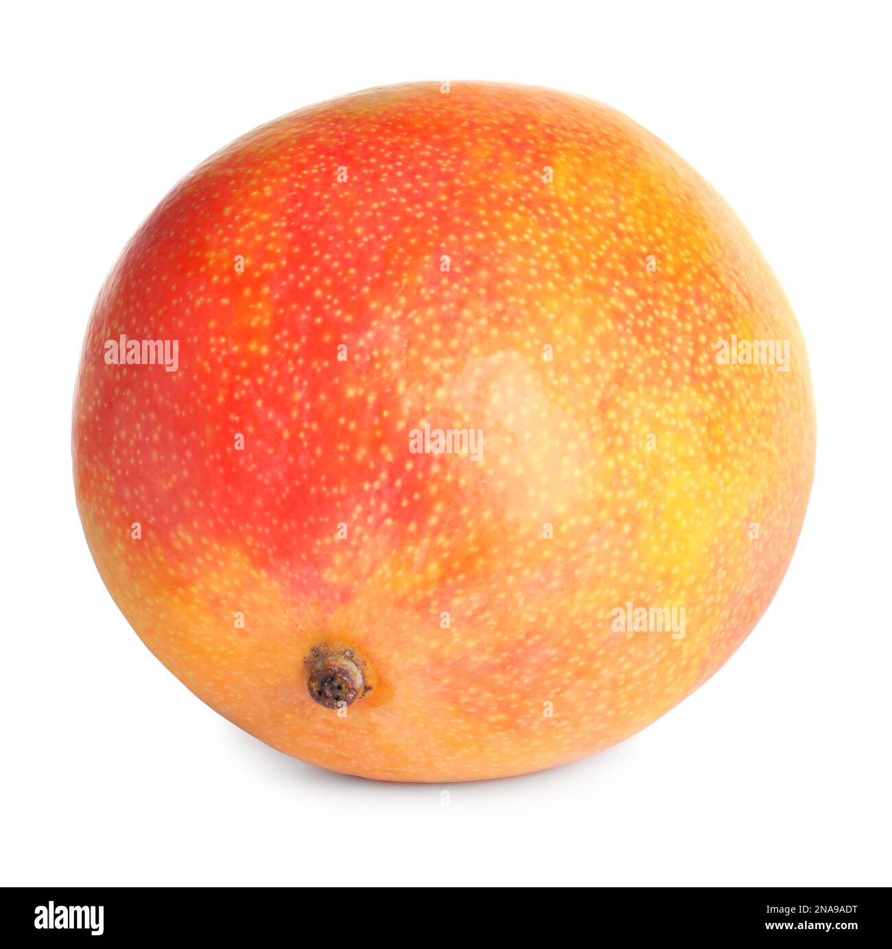 Delicious ripe juicy mango isolated on white Stock Photo - Alamy