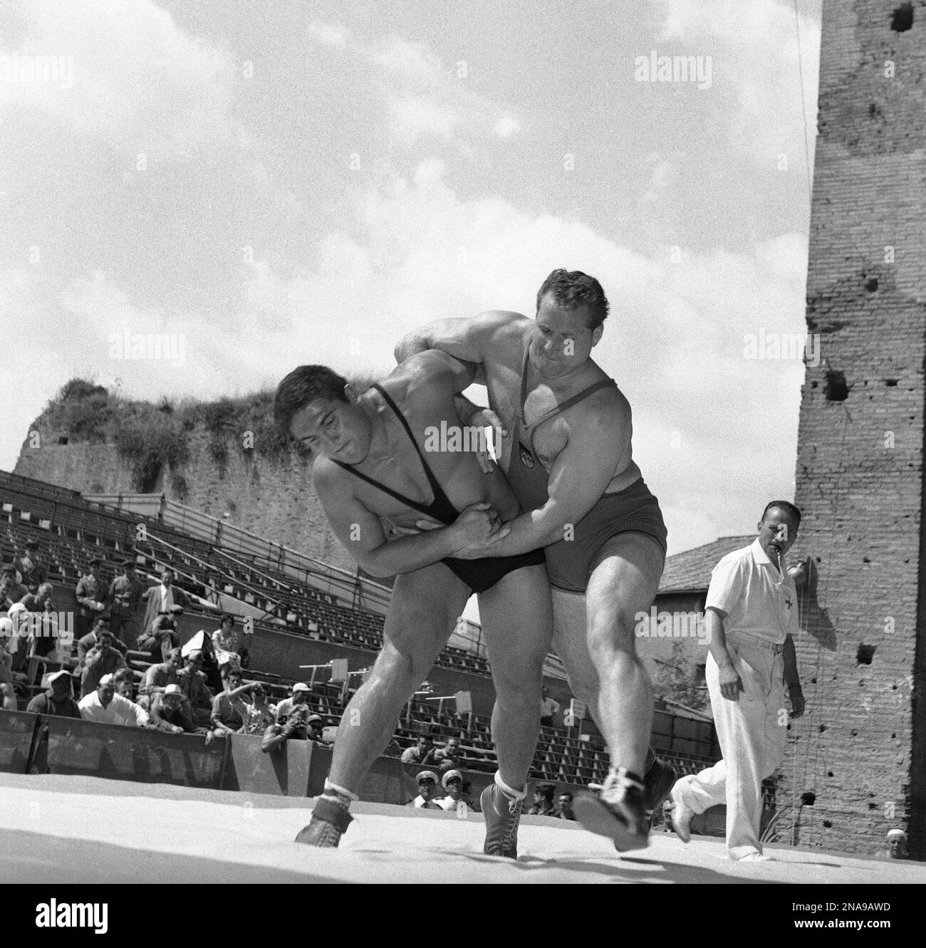 Radoslav Kassabov of Bulgaria, left, and Germany's Wilfried Dietrich ...