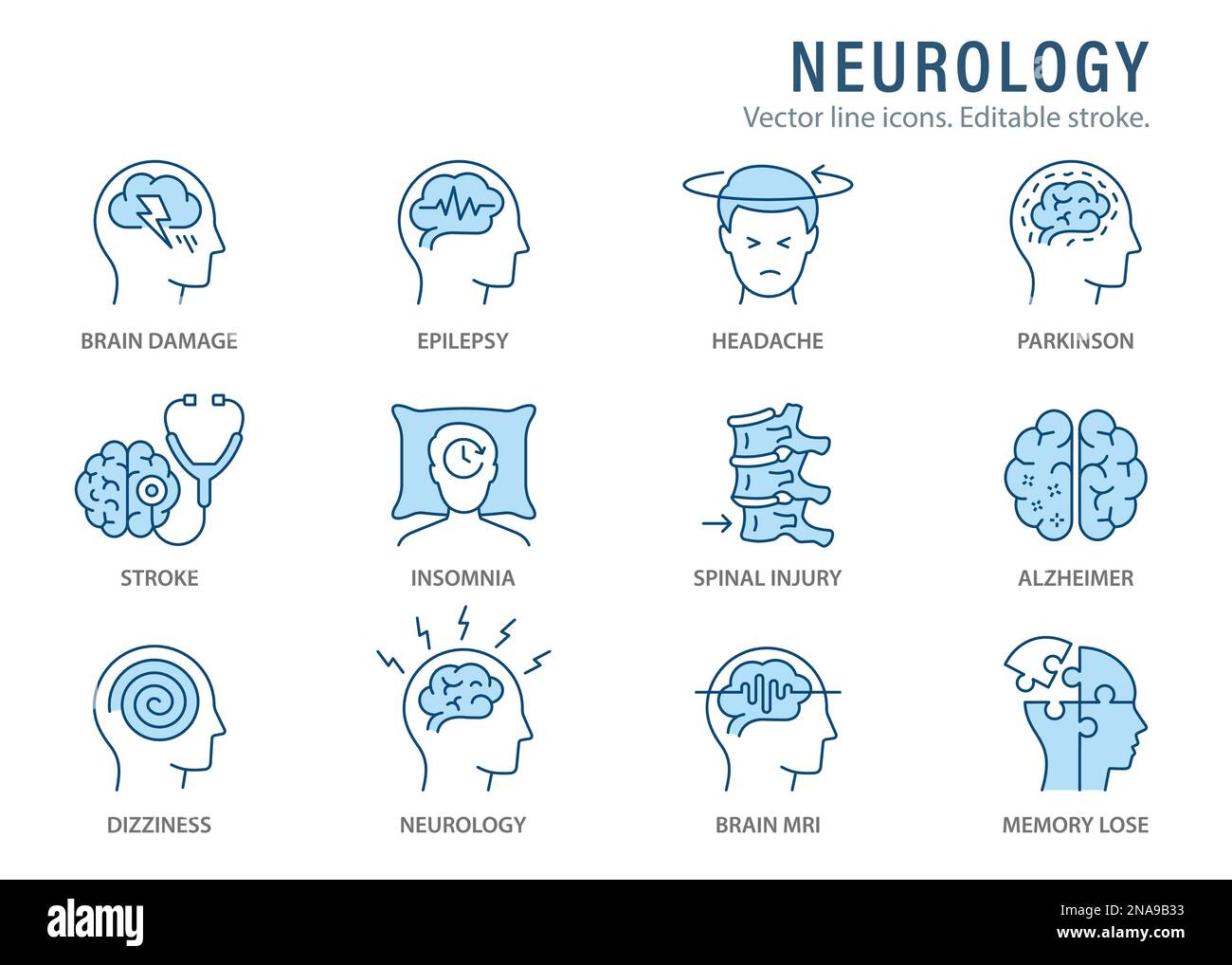 Mri of hydrocephalus Stock Vector Images - Alamy