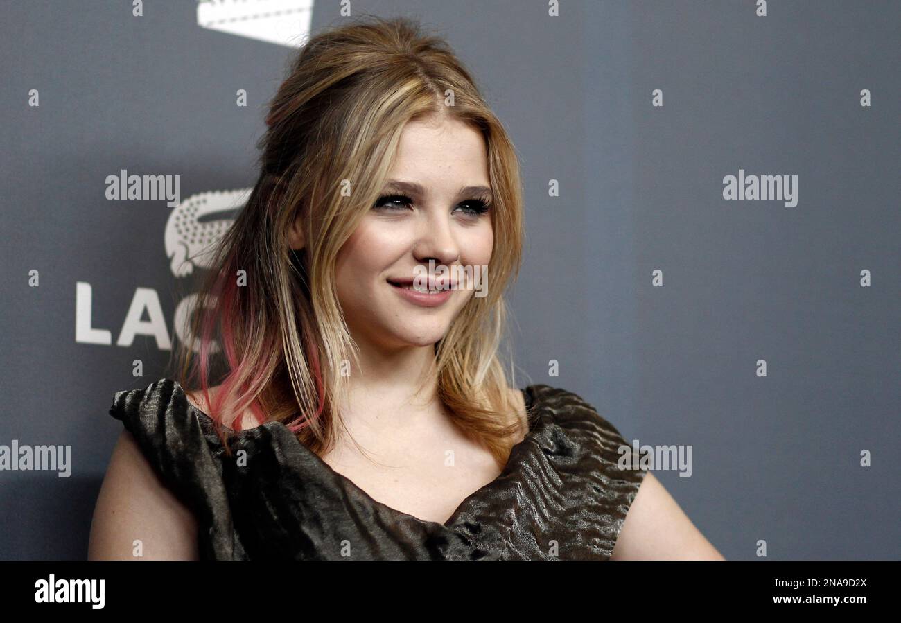 Actress Chloe Moretz arrives at the 14th Annual Costume Designers Guild ...