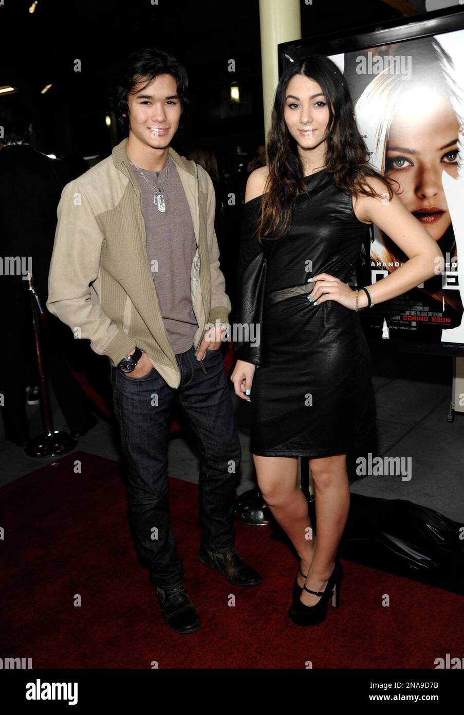 Actor Booboo Stewart, left, and actress Fivel Stewart arrive at the ...