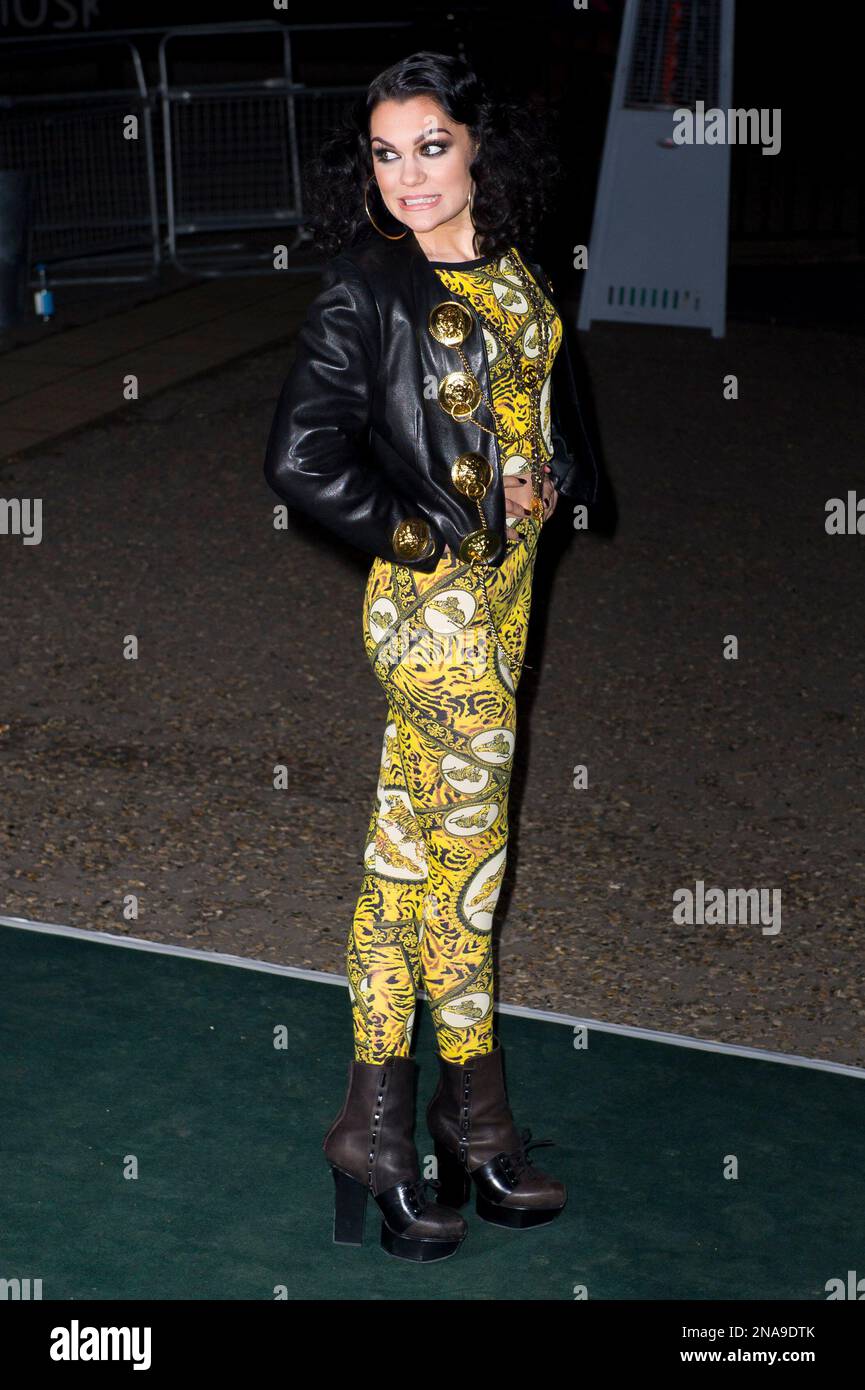 British singer Jessie J arrives for the Brit Awards after party at a ...