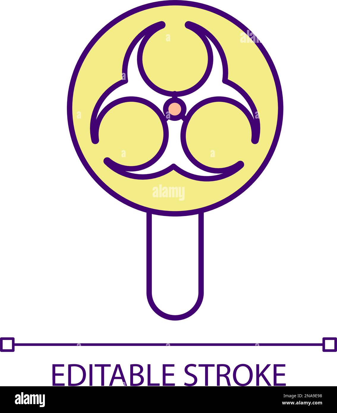 Hazard awareness RGB color icon Stock Vector Image & Art - Alamy