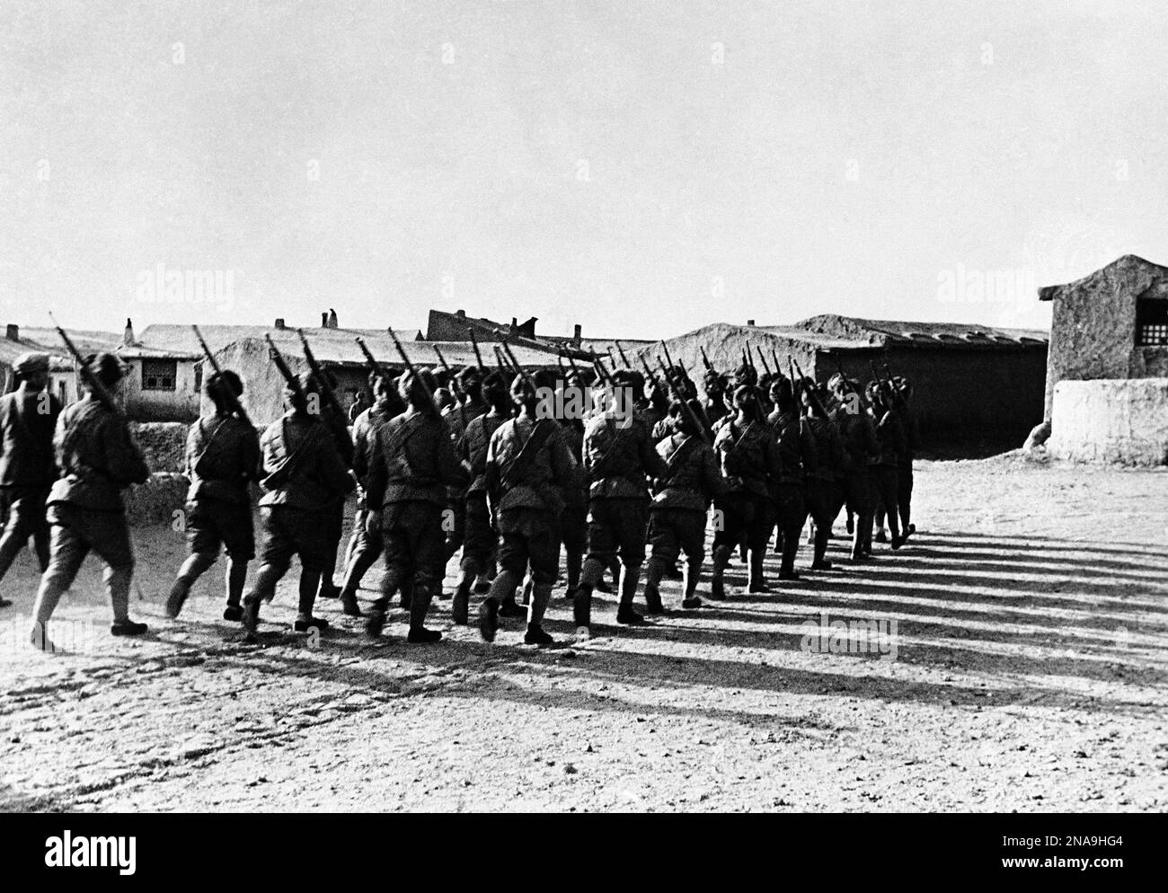 These Japanese trained Manchoukuo troops represent the spearhead of ...