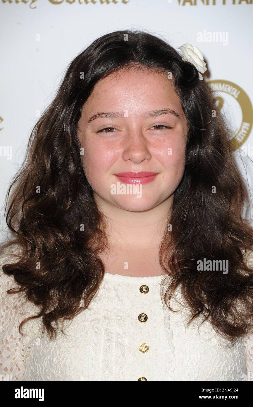 Amara Miller arrives at Vanity Fair Campaign Hollywood at Siren Studios ...