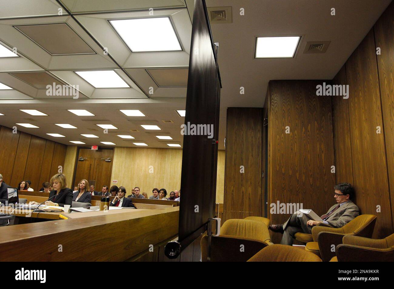 Attorney Thomas Maher waits for his turn to testify during a special ...