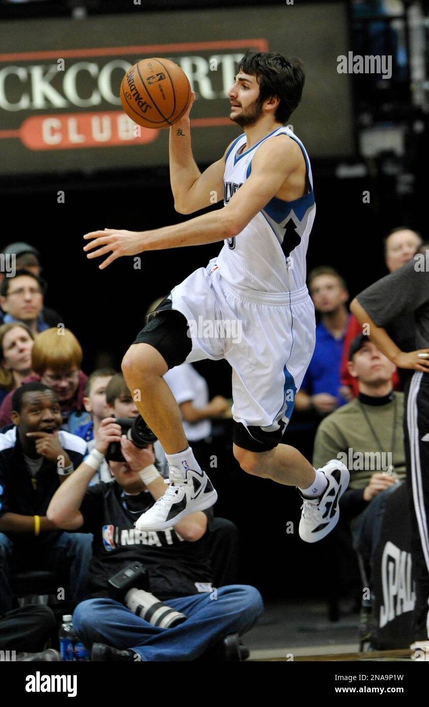 Minnesota Timberwolves' Ricky Rubio of Spain in the second half of an ...
