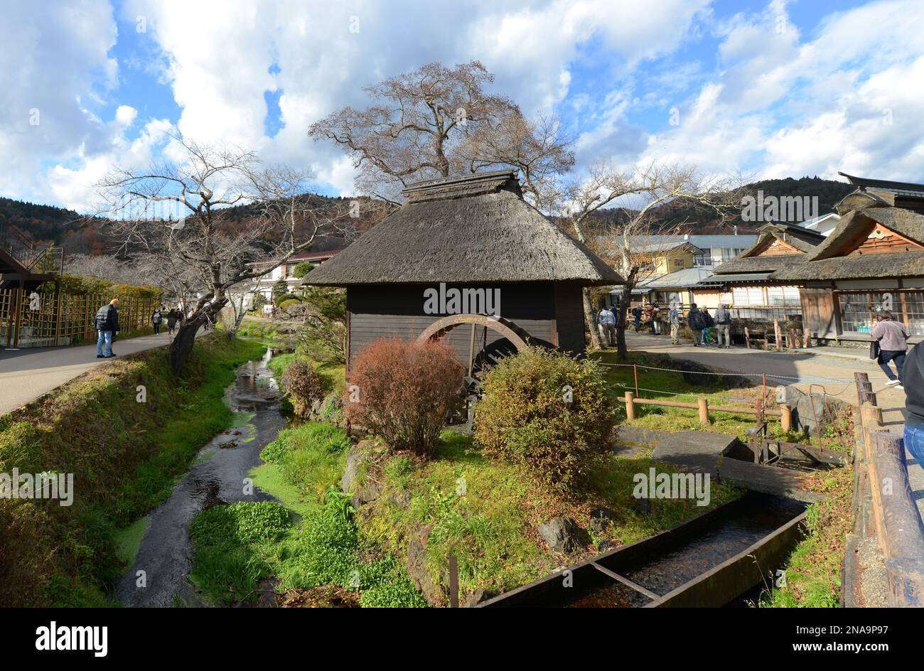 Oshino Hakkai village in Yamanashi prefecture, Japan Stock Photo - Alamy