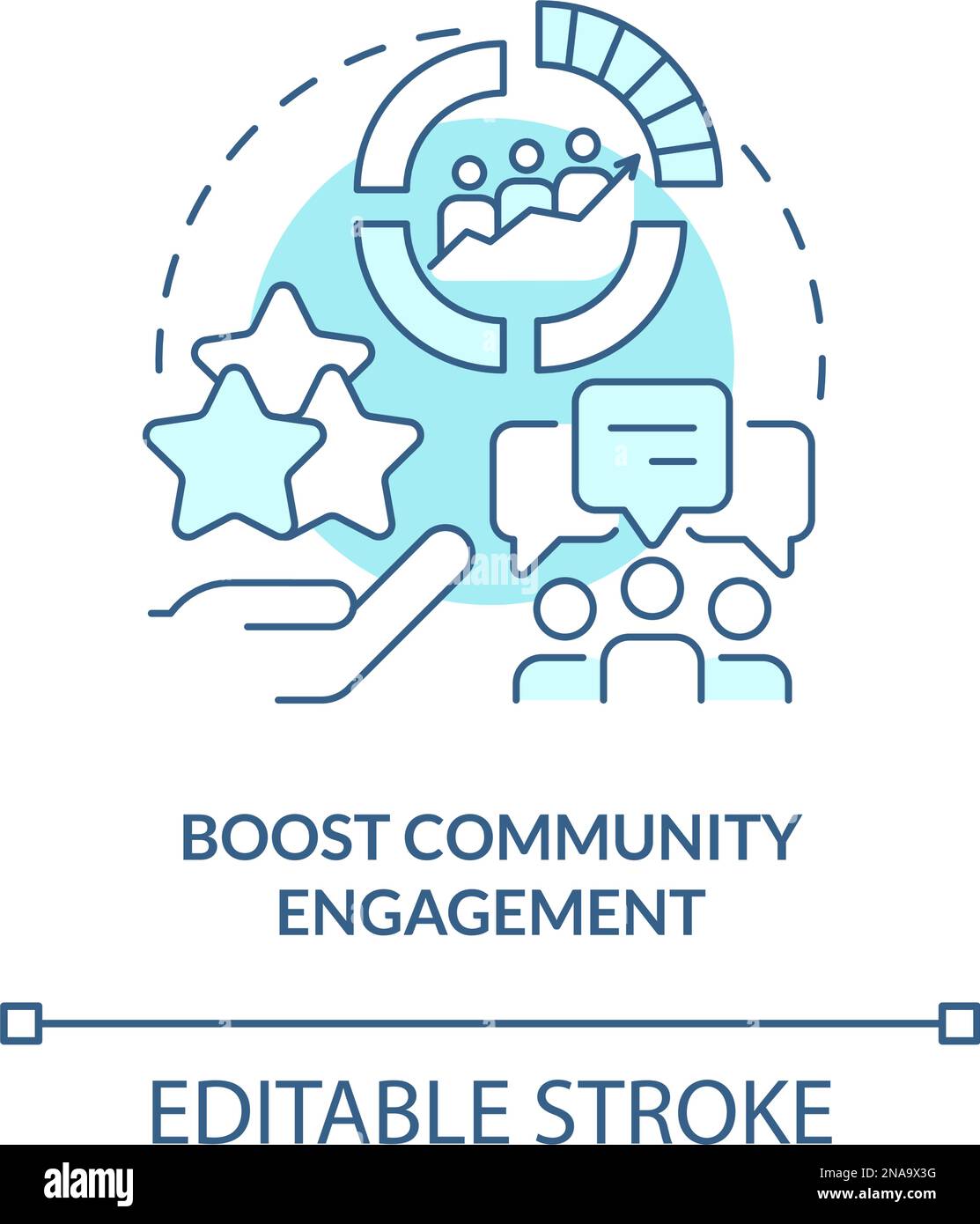 Social boost Cut Out Stock Images & Pictures - Alamy