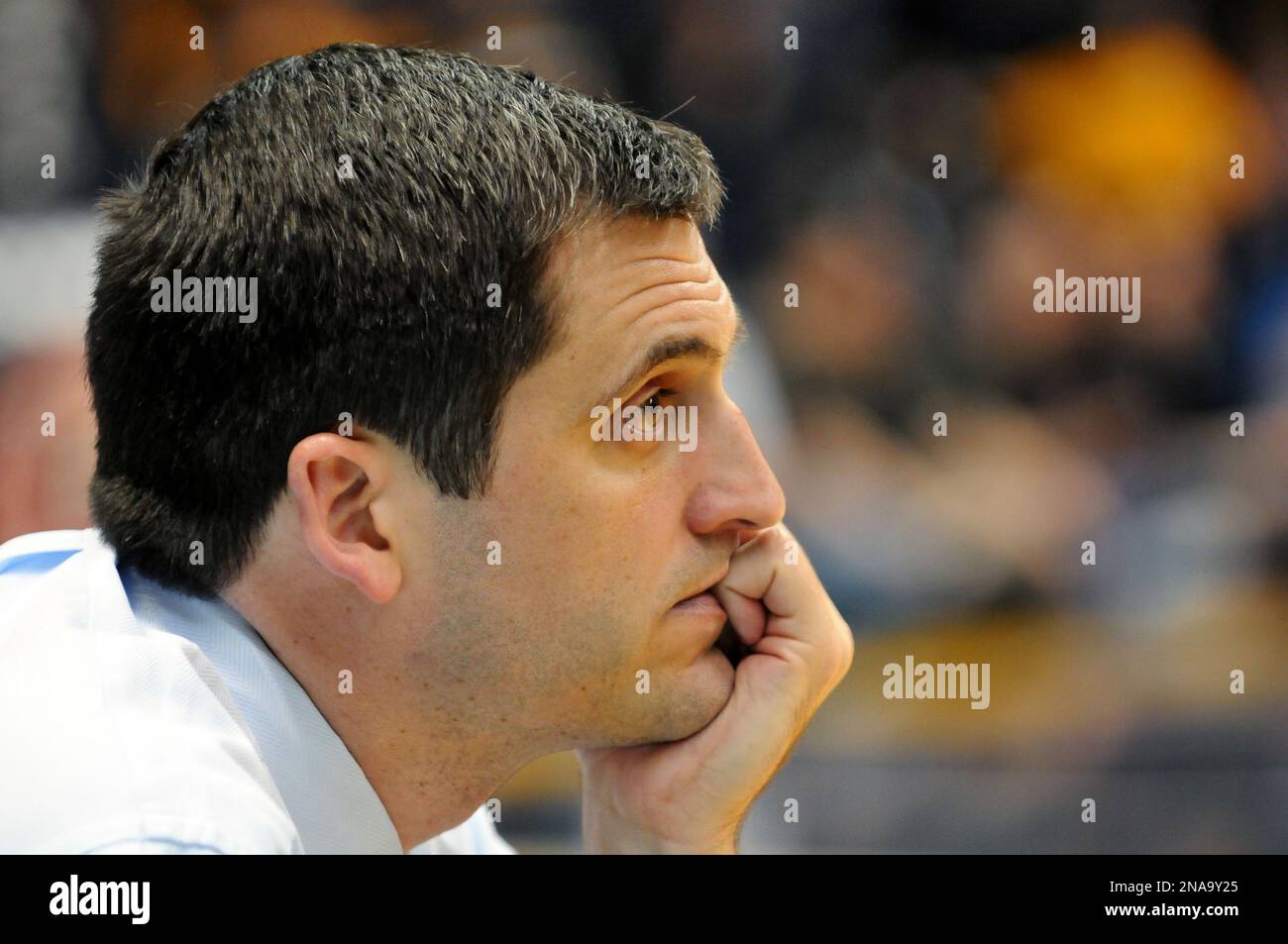 Murray State head coach Steve Prohm watches game action against St ...