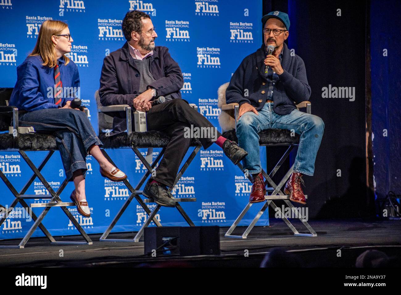 (l-r) Sarah Polley, Tony Kushner, and Todd Field. The 2023 Santa ...