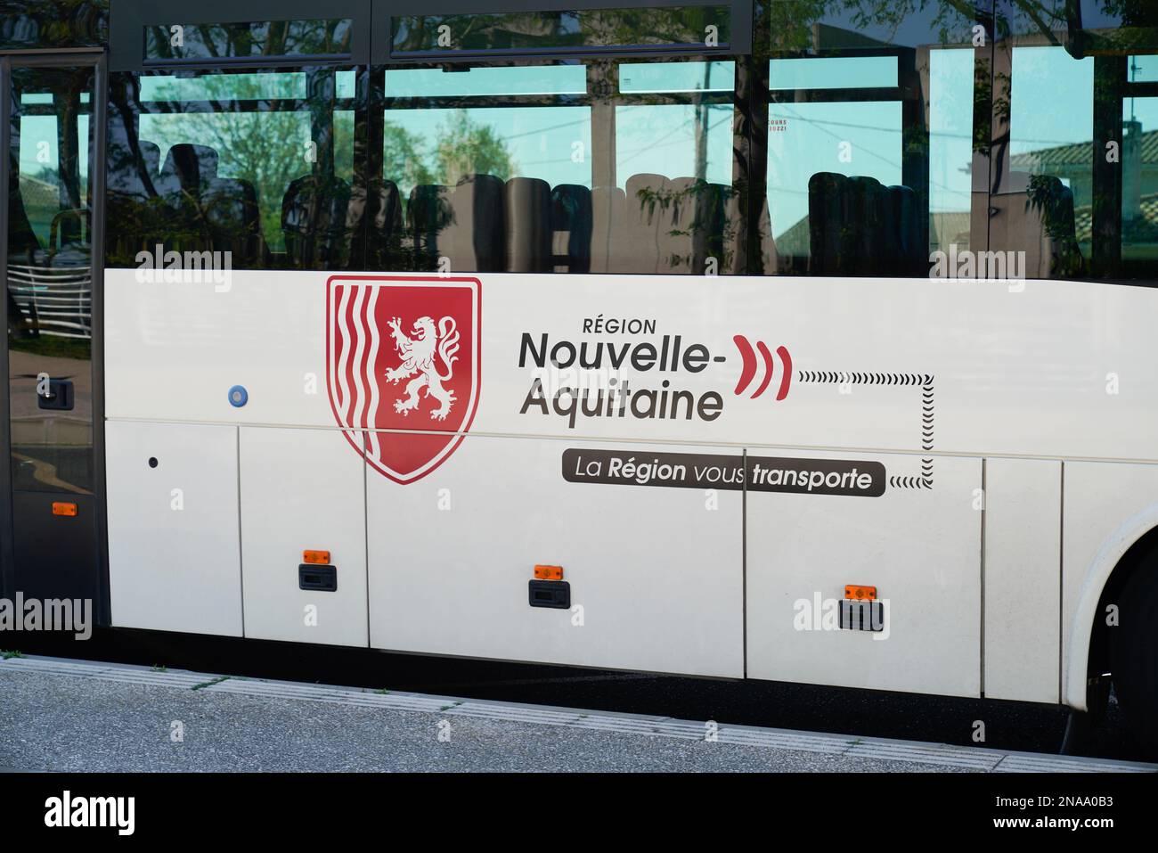 Nouvelle aquitaine map hi-res stock photography and images - Alamy