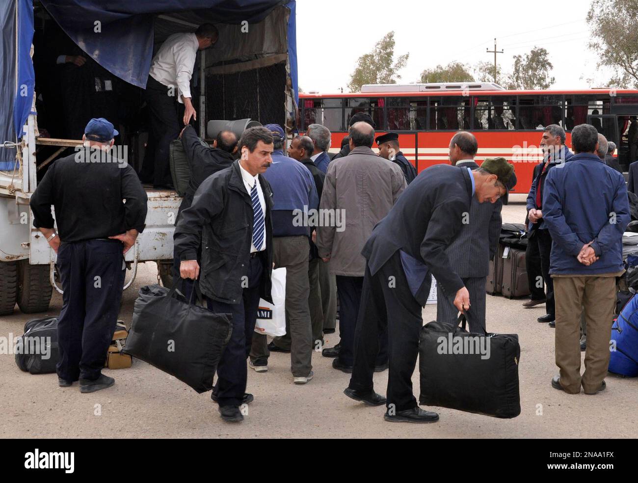Members of Iranian exile group People's Mujahedeen Organization of Iran ...
