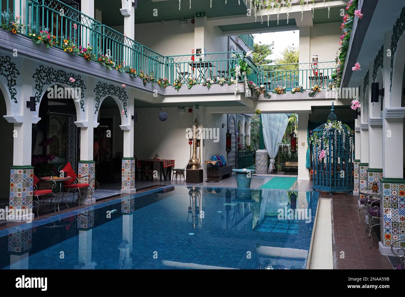 Exterior architecture design and decoration of Arabic hotel inspired by ...