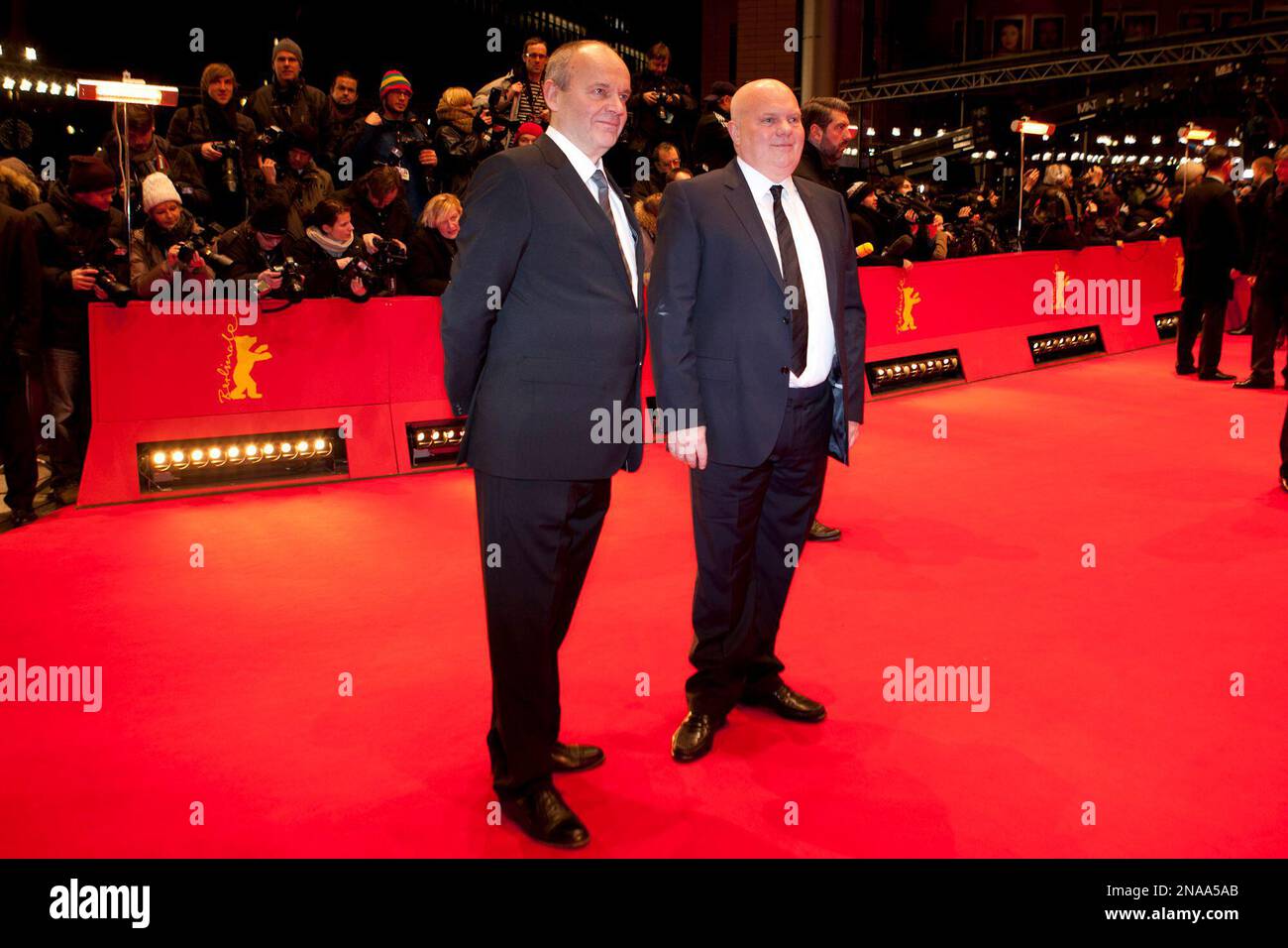 From left directors Nick Ormerod and Declan Donnellan arrive for the ...