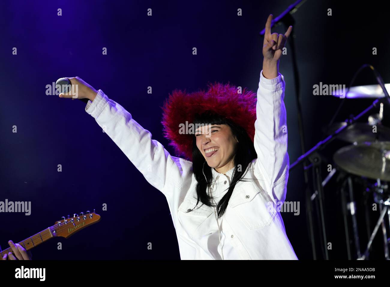 iSTANBUL, TURKIYE - OCTOBER 06, 2022: Romanian Singer Irina Rimes ...