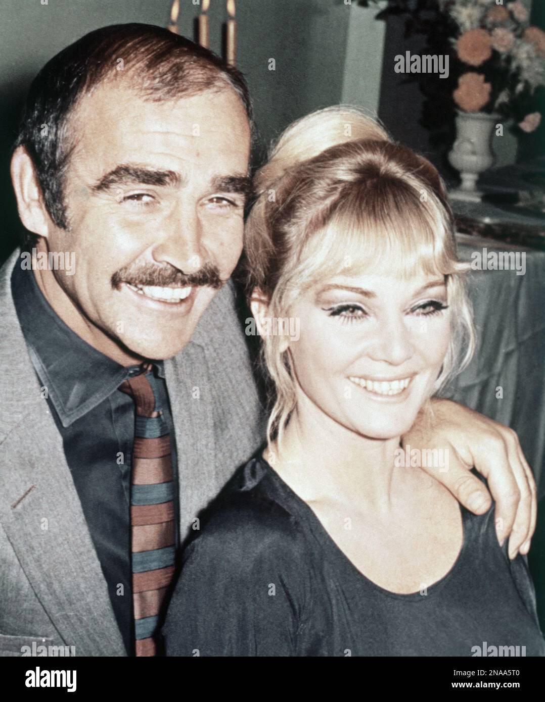 Scottish actor Sean Connery, famous for his past roles in the 'James ...