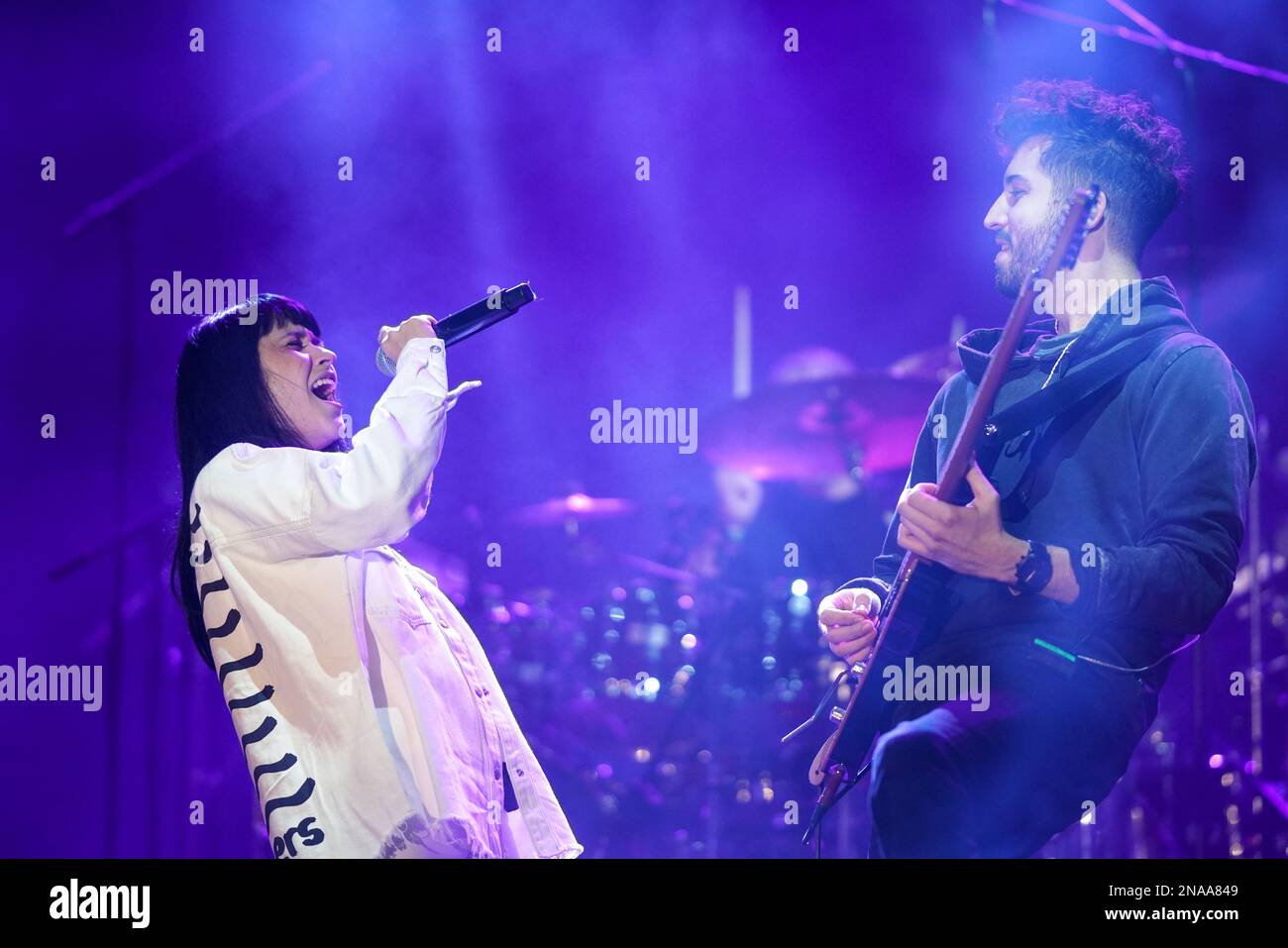 iSTANBUL, TURKIYE - OCTOBER 06, 2022: Romanian Singer Irina Rimes ...