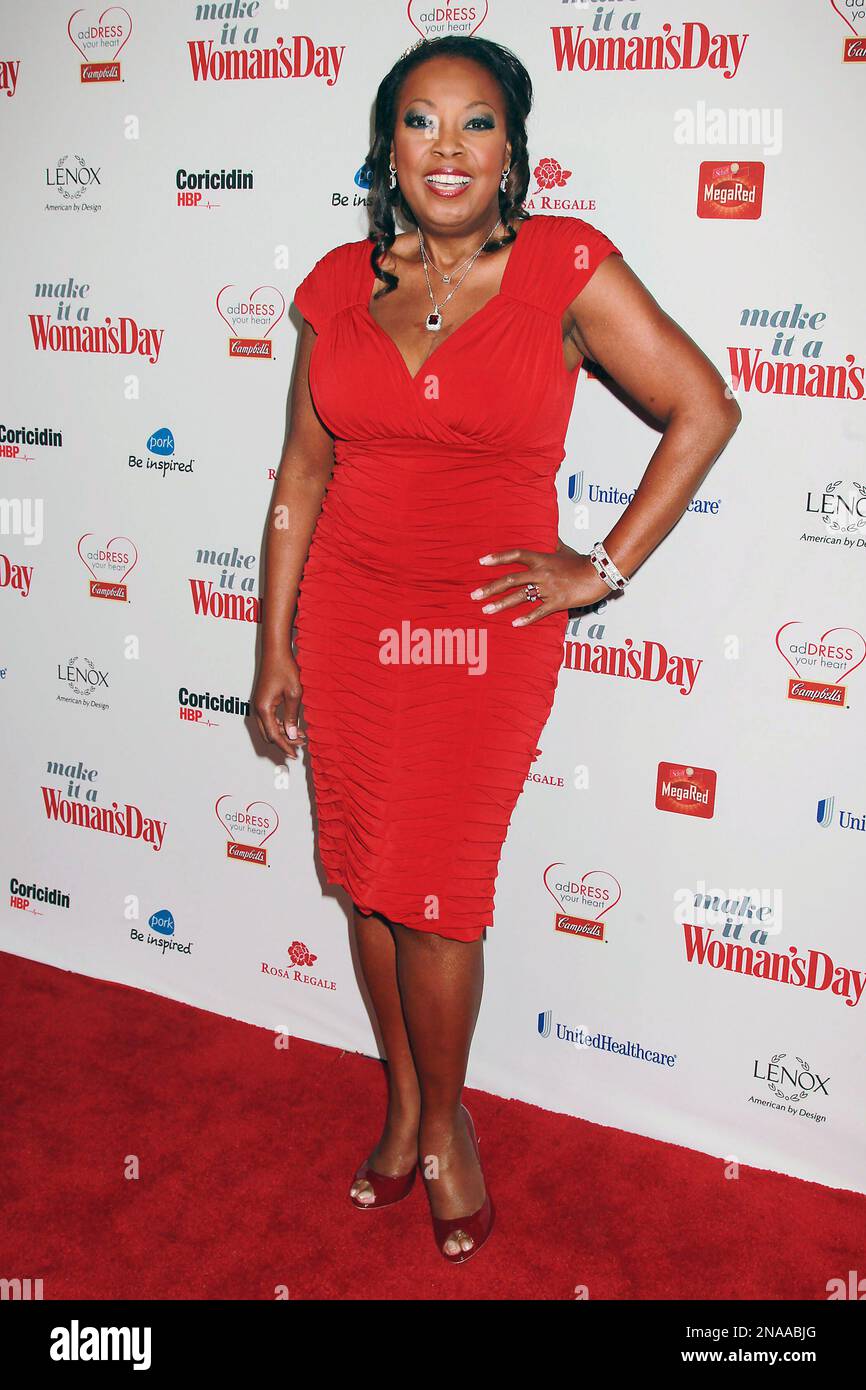 TV personality Star Jones poses at the Woman's Day red dress awards ...