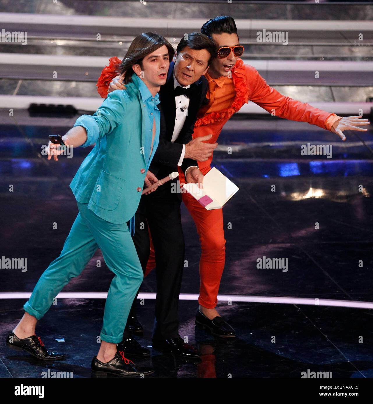 Italian actors Francesco Mandelli, left, and Fabrizio Biggio better ...