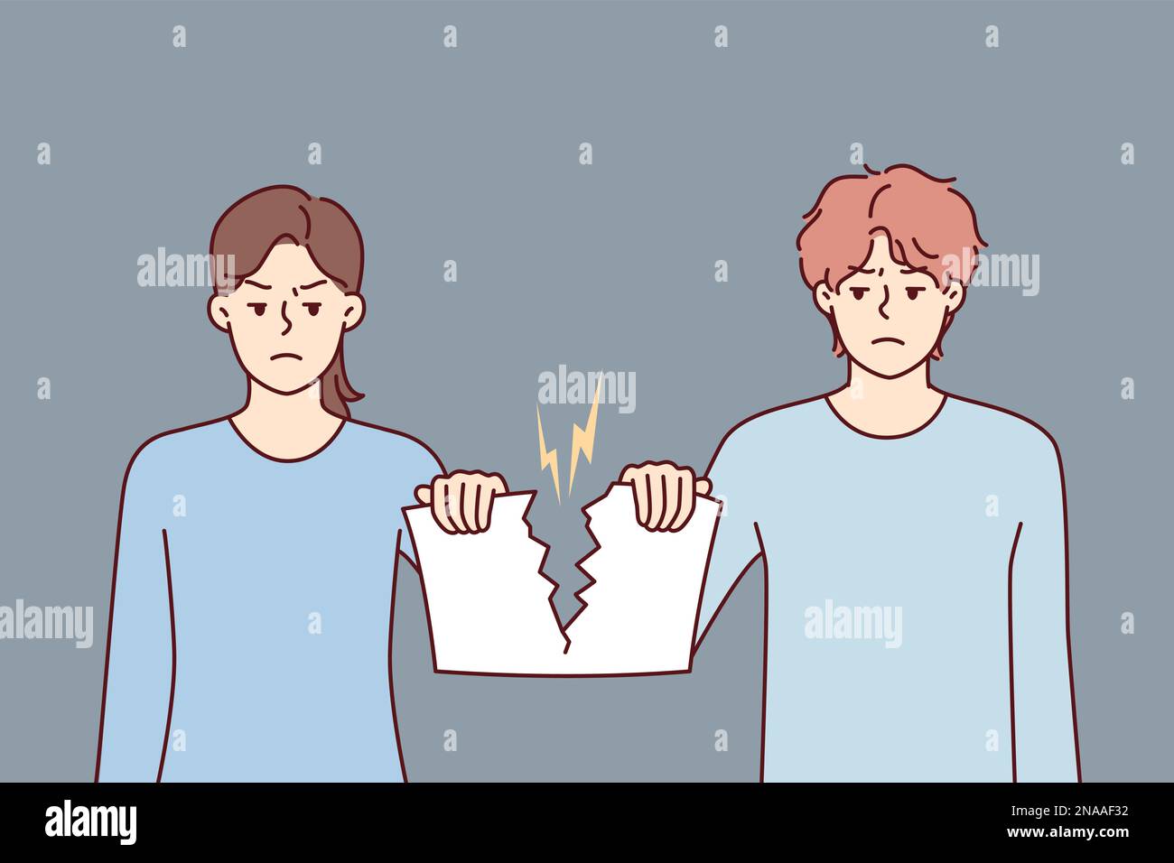 Annoyed woman family Stock Vector Images - Alamy