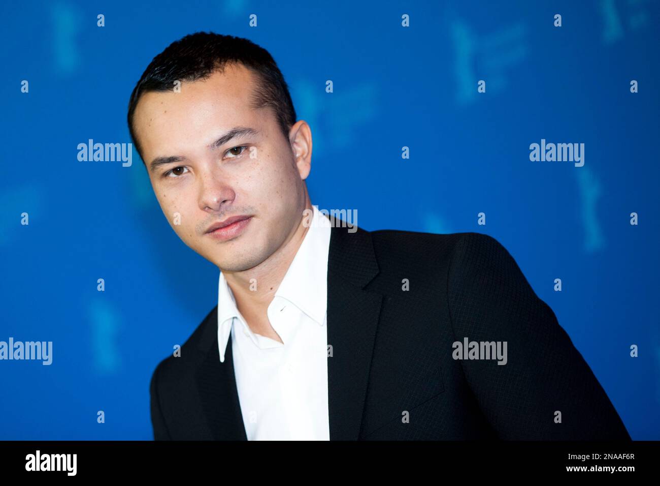 Actor Nicholas Saputra poses for the photo call of the film Postcards ...
